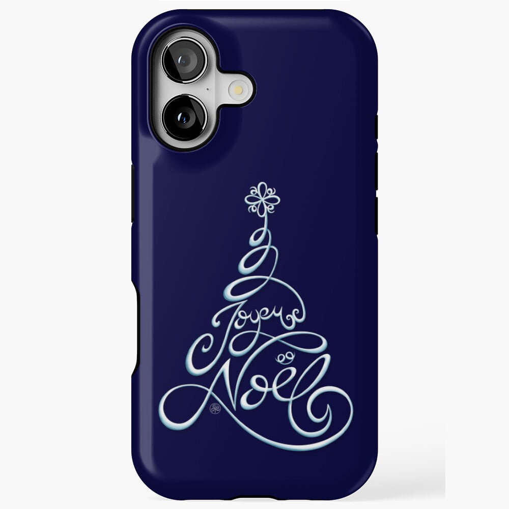 A White Merry Xmas Tree Protective Case for iPhone 11 12 13 14 15 16 17 ...