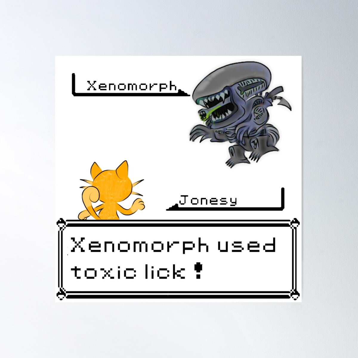 A Wild Xenomorph Appeard Poster Wall Art, Modern Wall Decor For Living ...