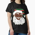 A Winking Black St. Nick Claus With A Pan-African Flag Hat For ...