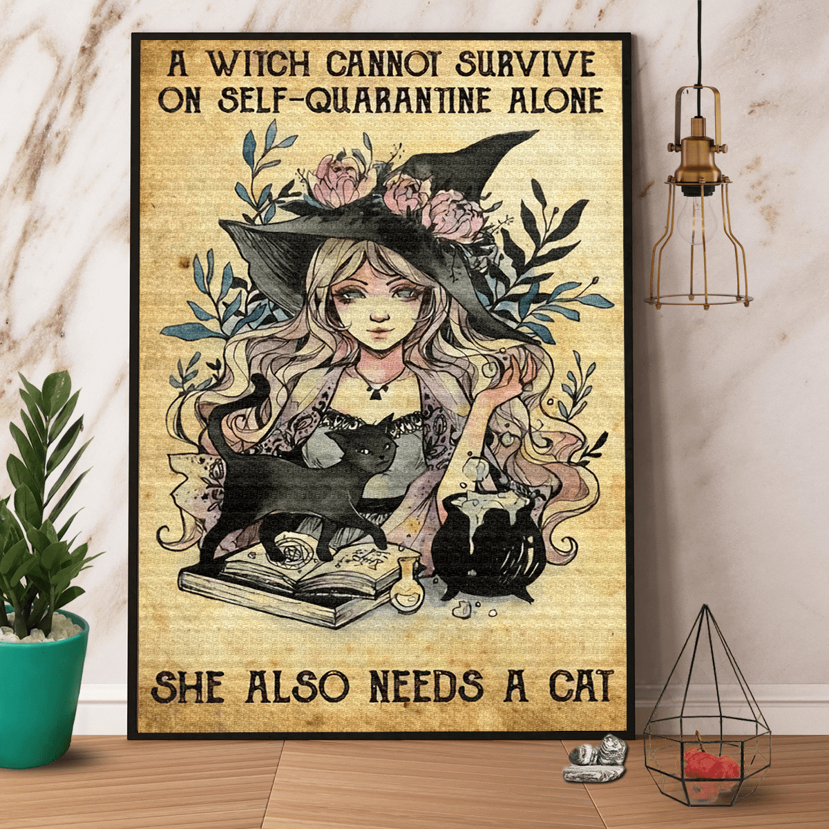 A Witch Cannot Survive On Self Quarantine Alone She Also Need A Cat ...