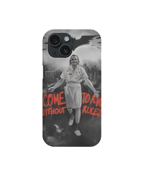 A World Without Rules Funny Joker Art Phone Case for iPhone 16 15 14 13 ...