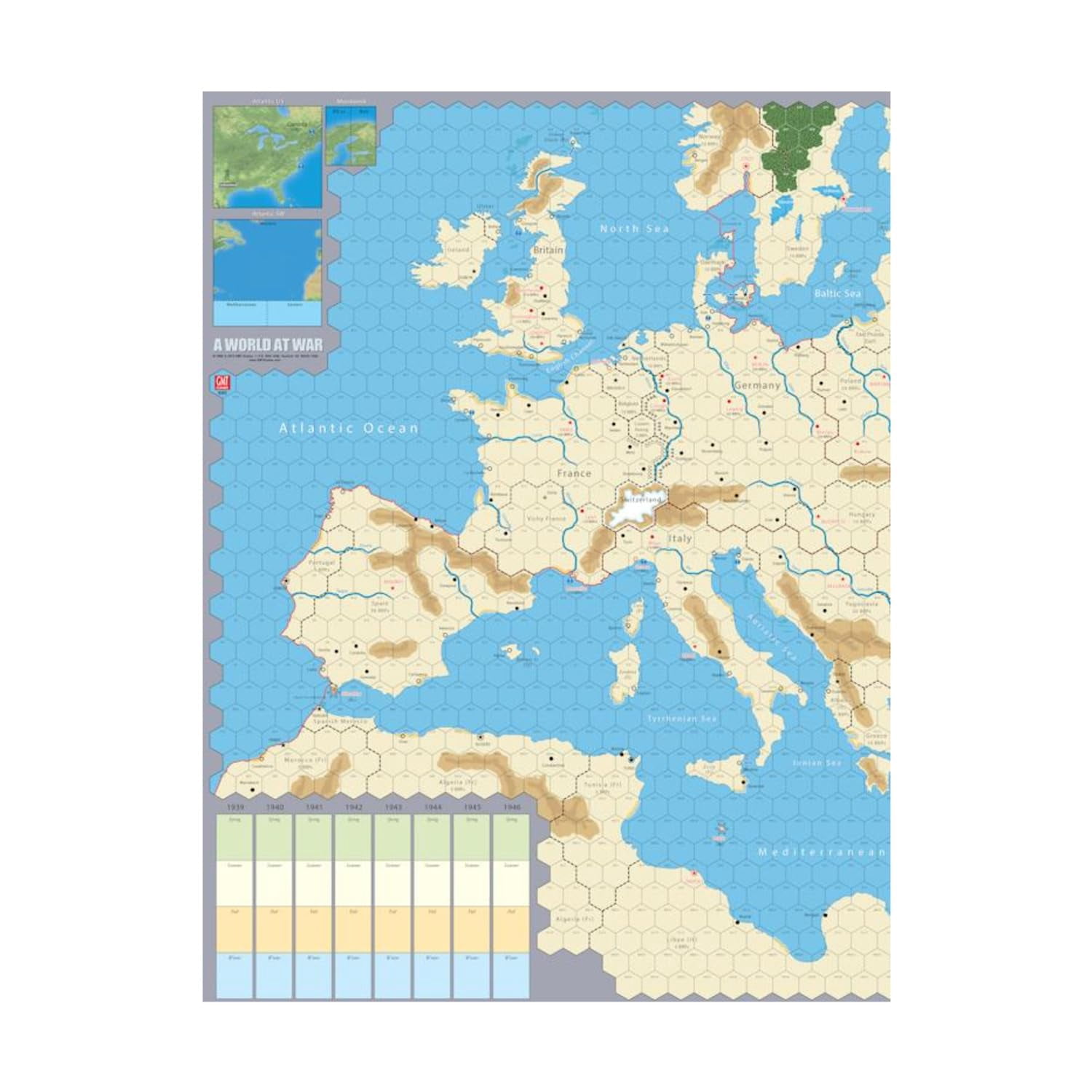 A World at War: Mounted Map Set - Walmart.com