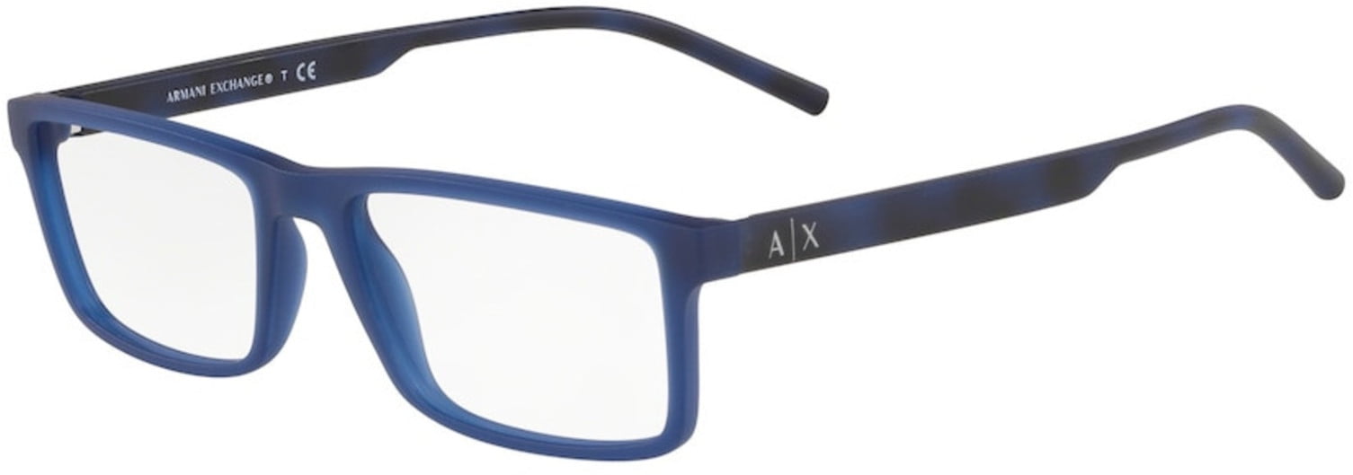 A|X Armani Exchange Men's AX3060 Rectangular Prescription Eyeglass ...
