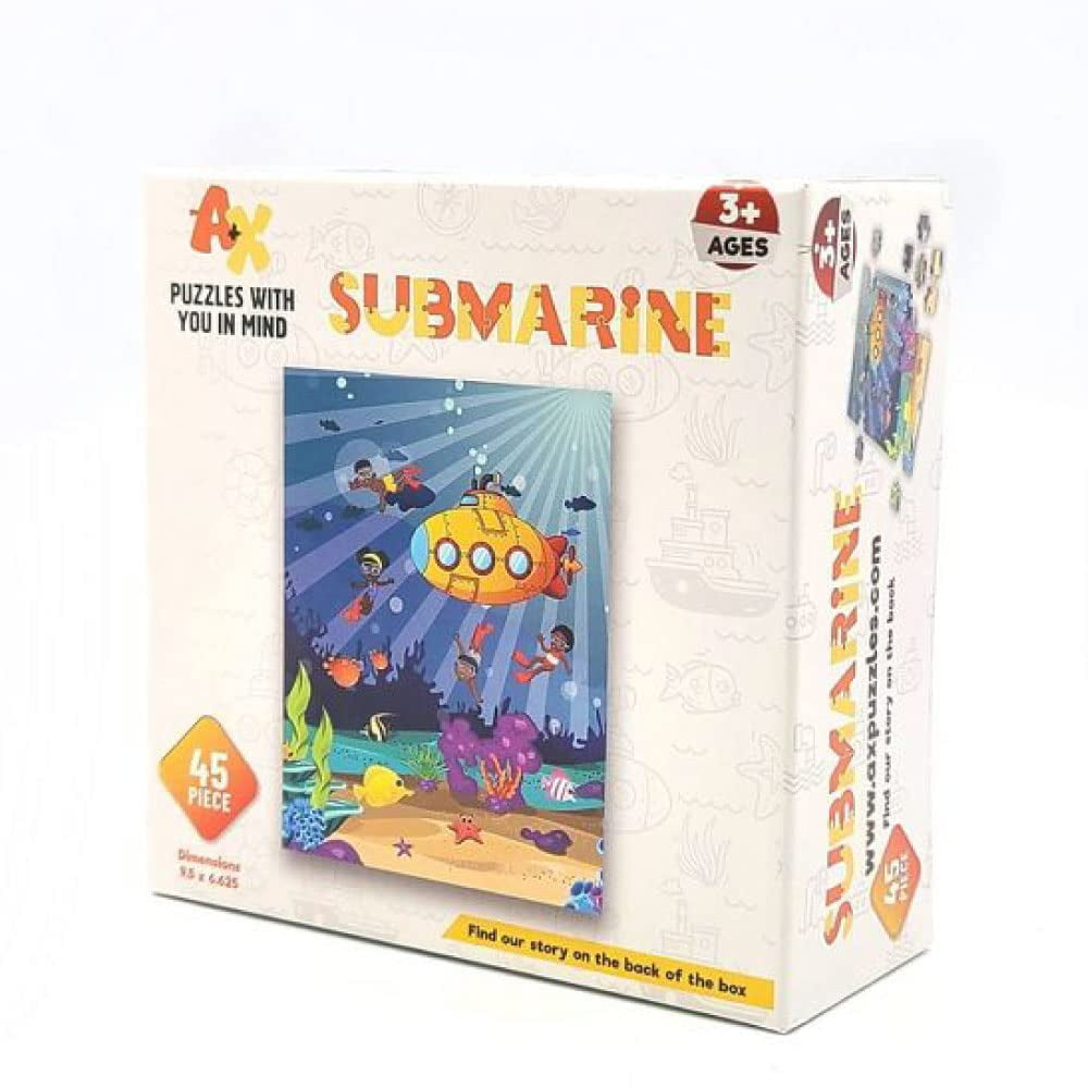 A+X Puzzles for Kids- EC36 45 Pcs Submarine Jigsaw Puzzle for Kids Age ...