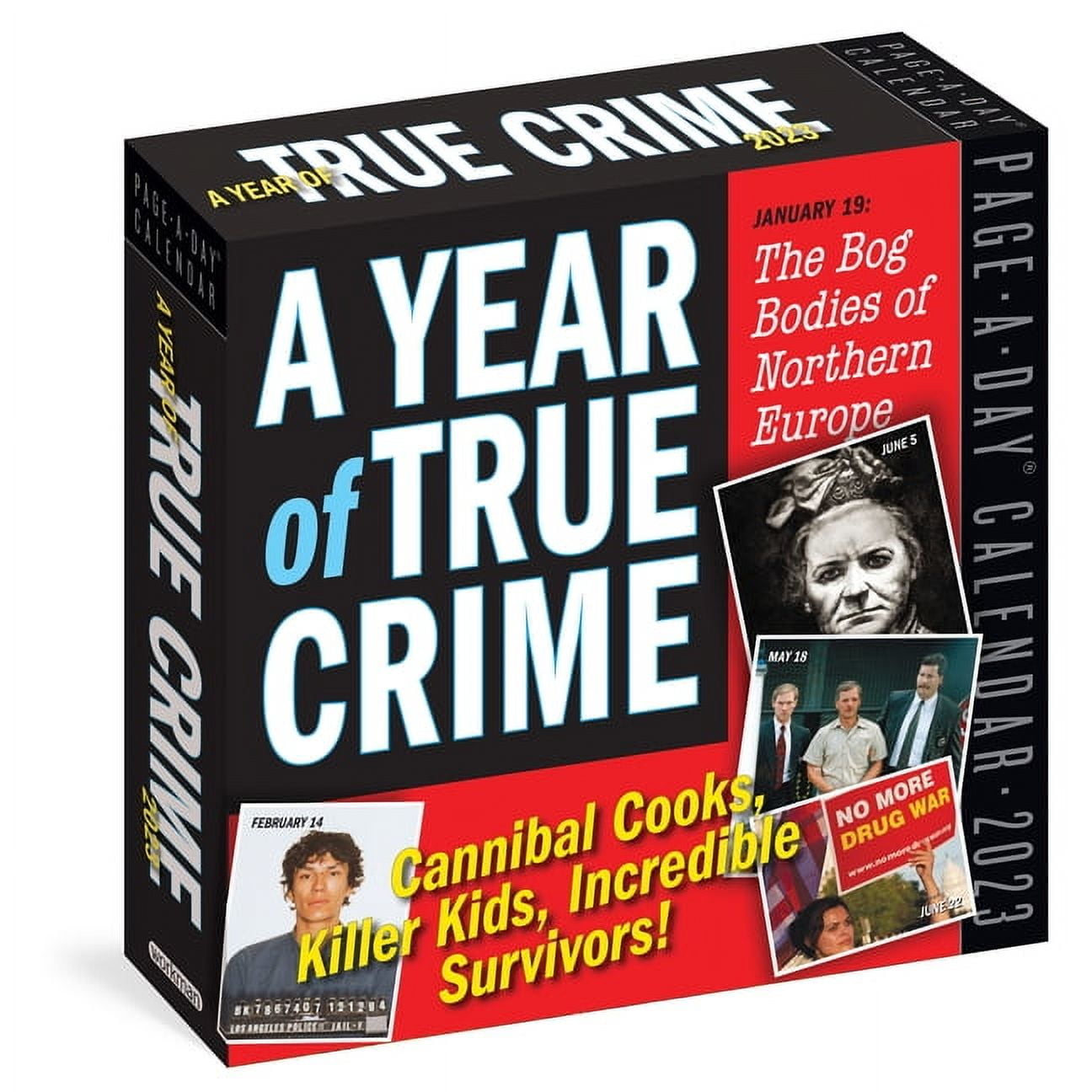 A Year of True Crime Page-A-Day Calendar 2023 : Cannibal Cooks, Killer ...