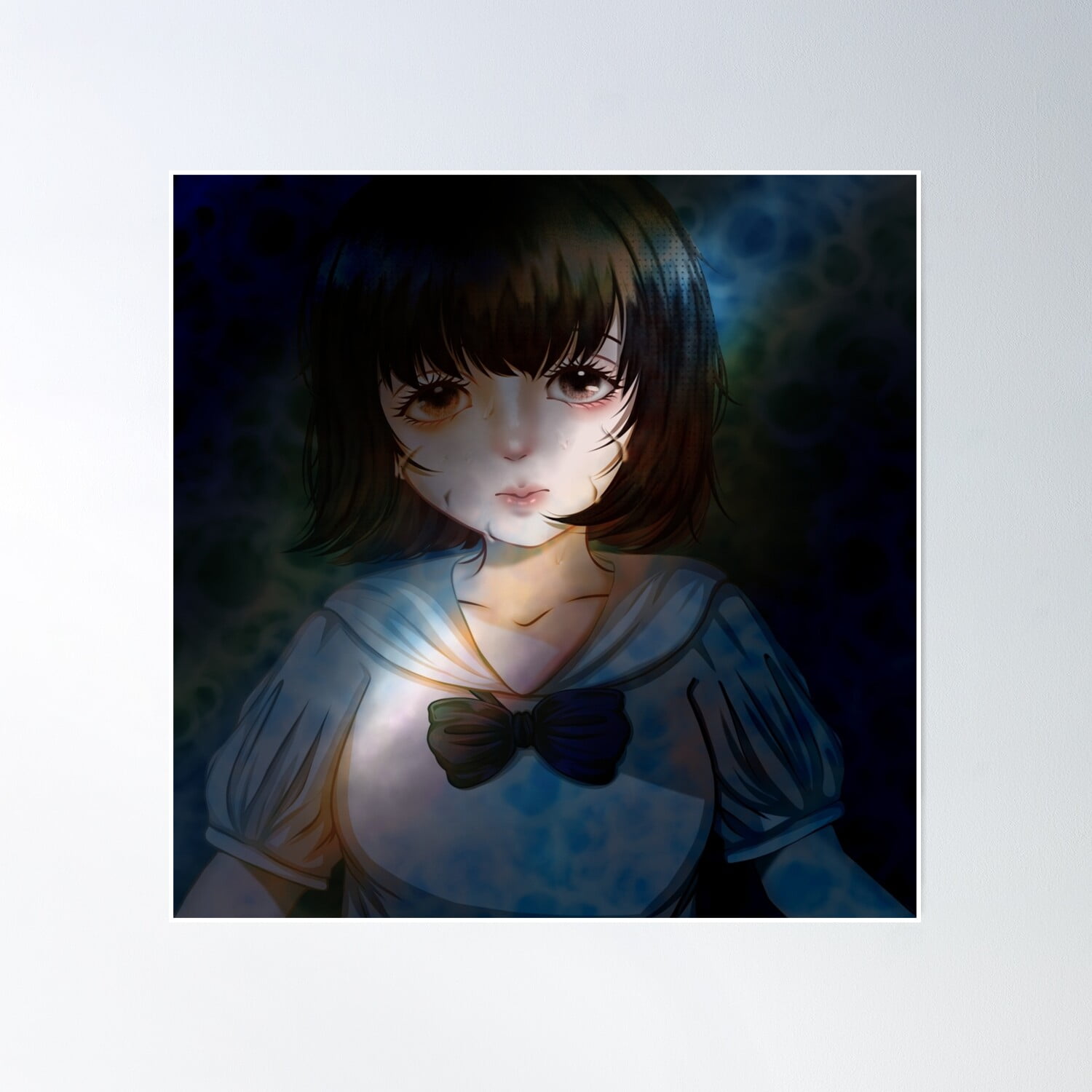 A Young Girl Diving Into The Sea Poster Wall Art, Modern Wall Decor ...