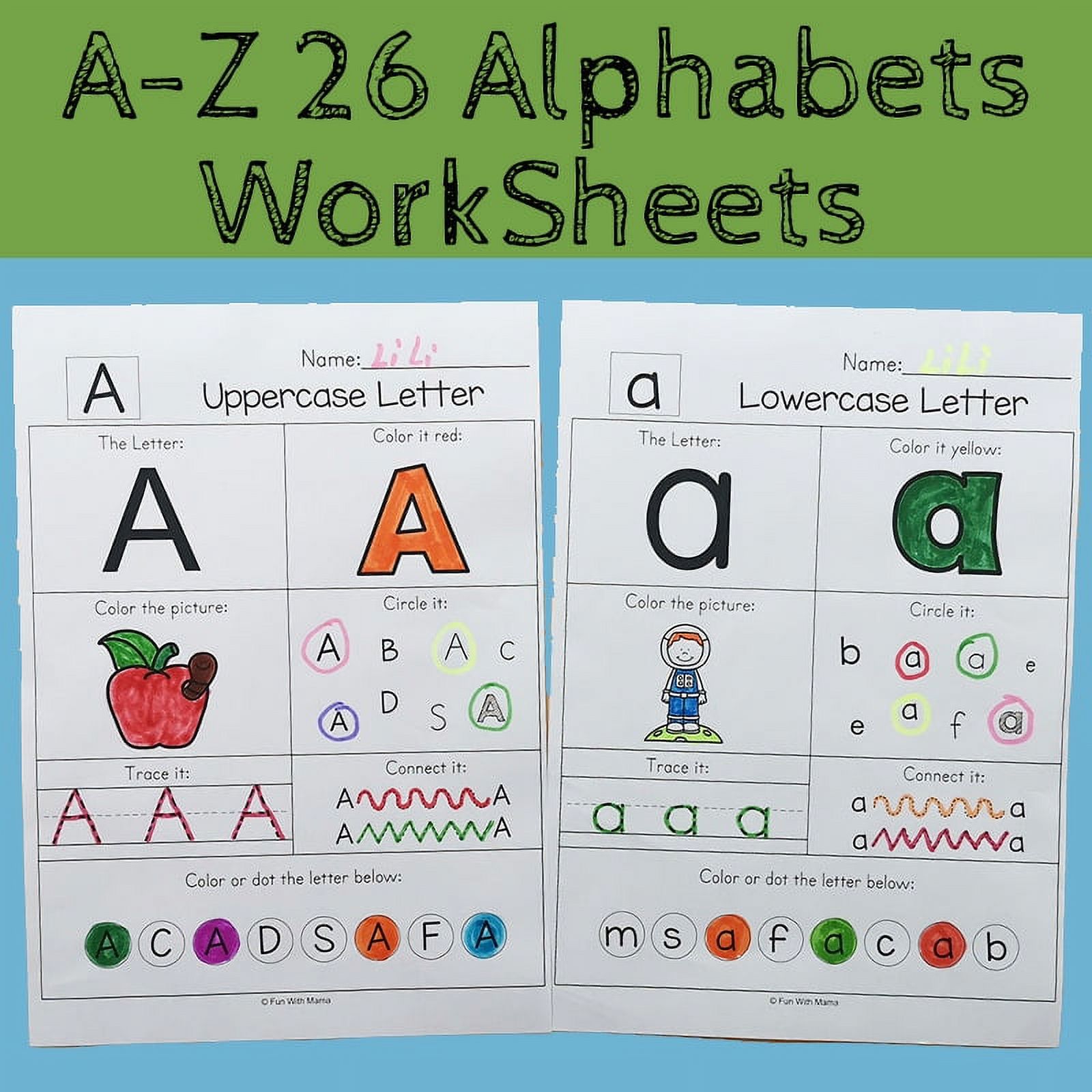 A-Z Alphabet Mastery: Engaging Phonics & Coloring Workbook for Ages 6 ...