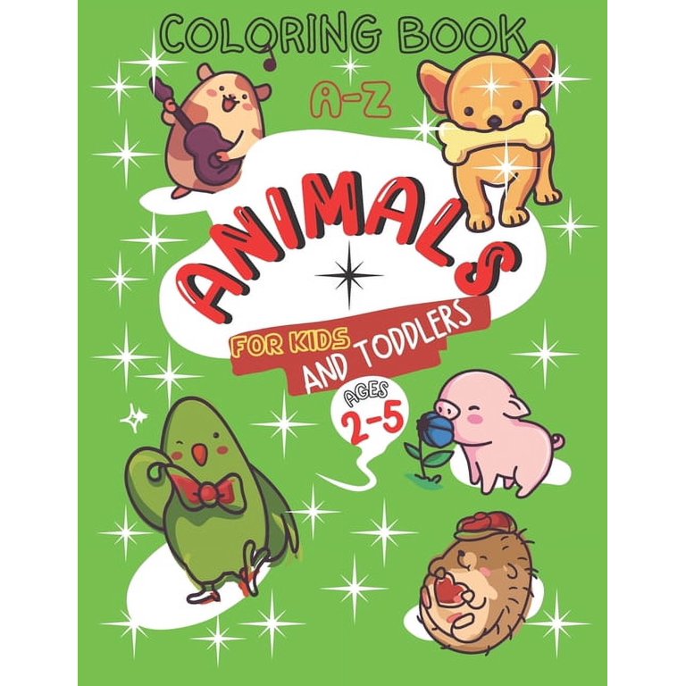 az animal coloring pages