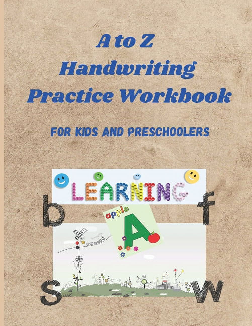 A to Z Handwriting Practice Workbook : Varied Worksheets for learning ...