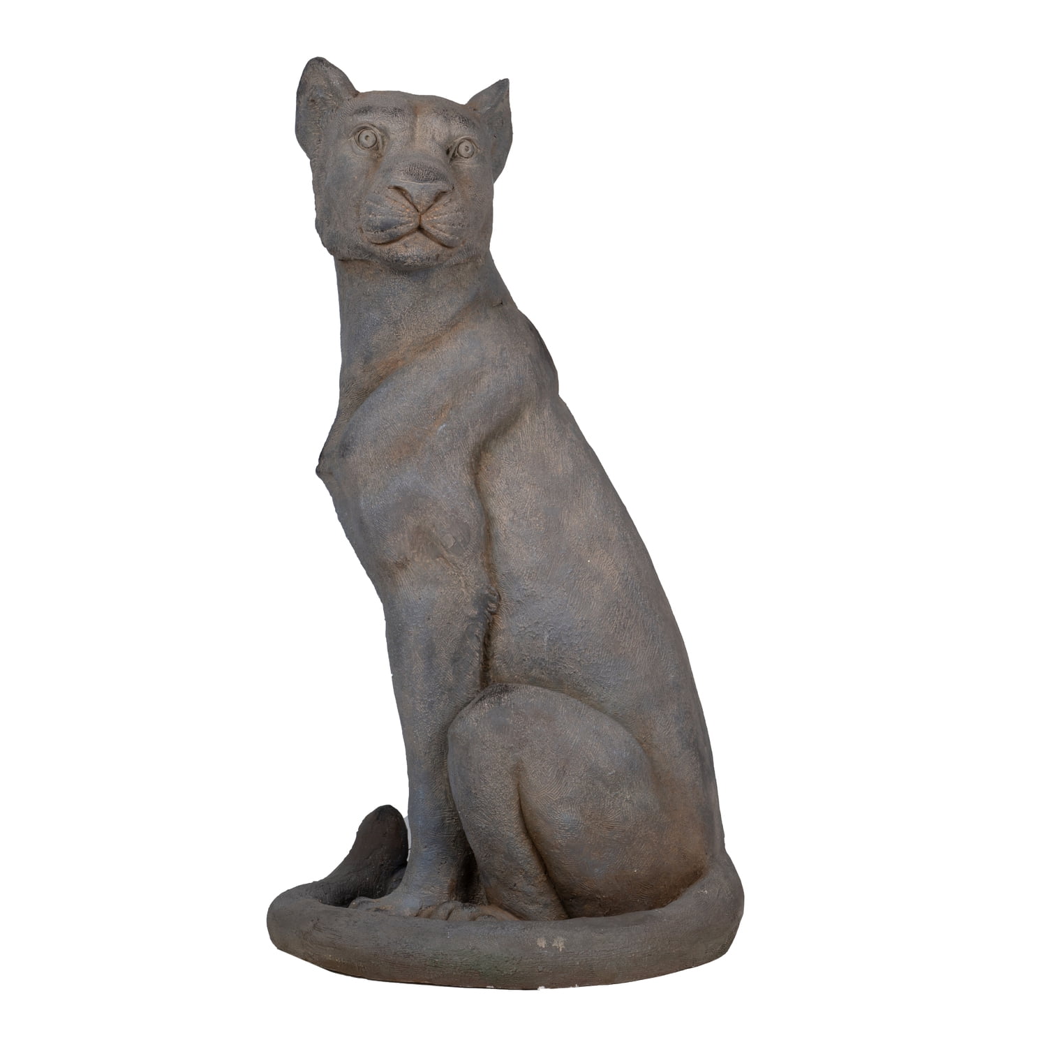 A and B Home A&B Home Grey Regal Feline Statue - Walmart.com