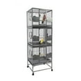A and E Cage Co. 24"x22" Triple Stack Cage - Black - Walmart.com