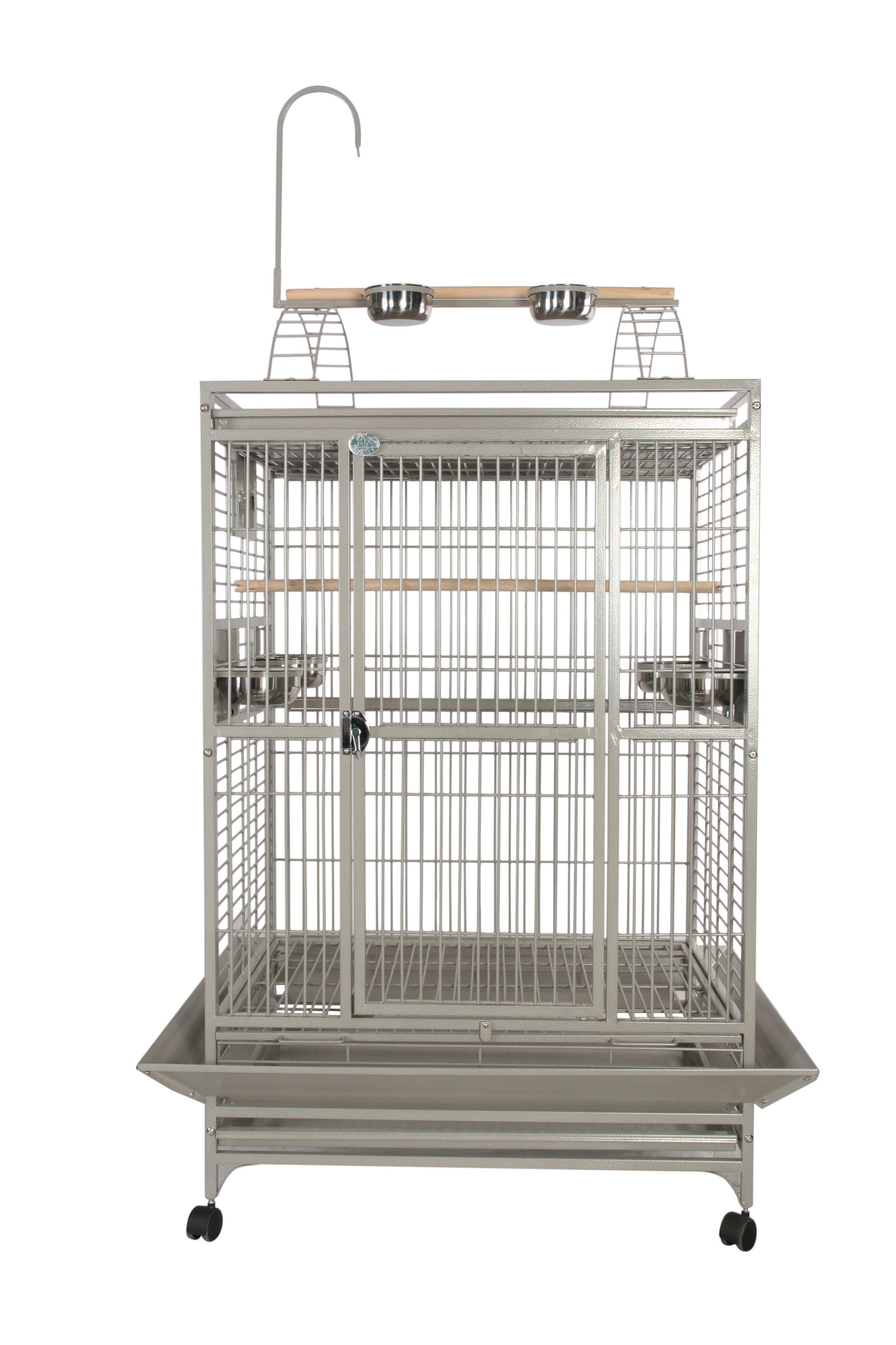 A and E Cage Co. 48"x36" Playtop Cage - Platinum - Walmart.com