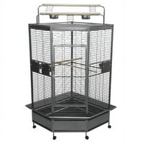 A and E Cage Co. Extra-Large Corner Cage - Platinum - Walmart.com
