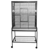 A and E Cage Co. Wrought Iron Flight Cage-Platinum - Walmart.com