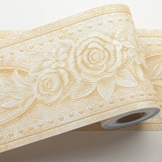 beige wallpaper borders