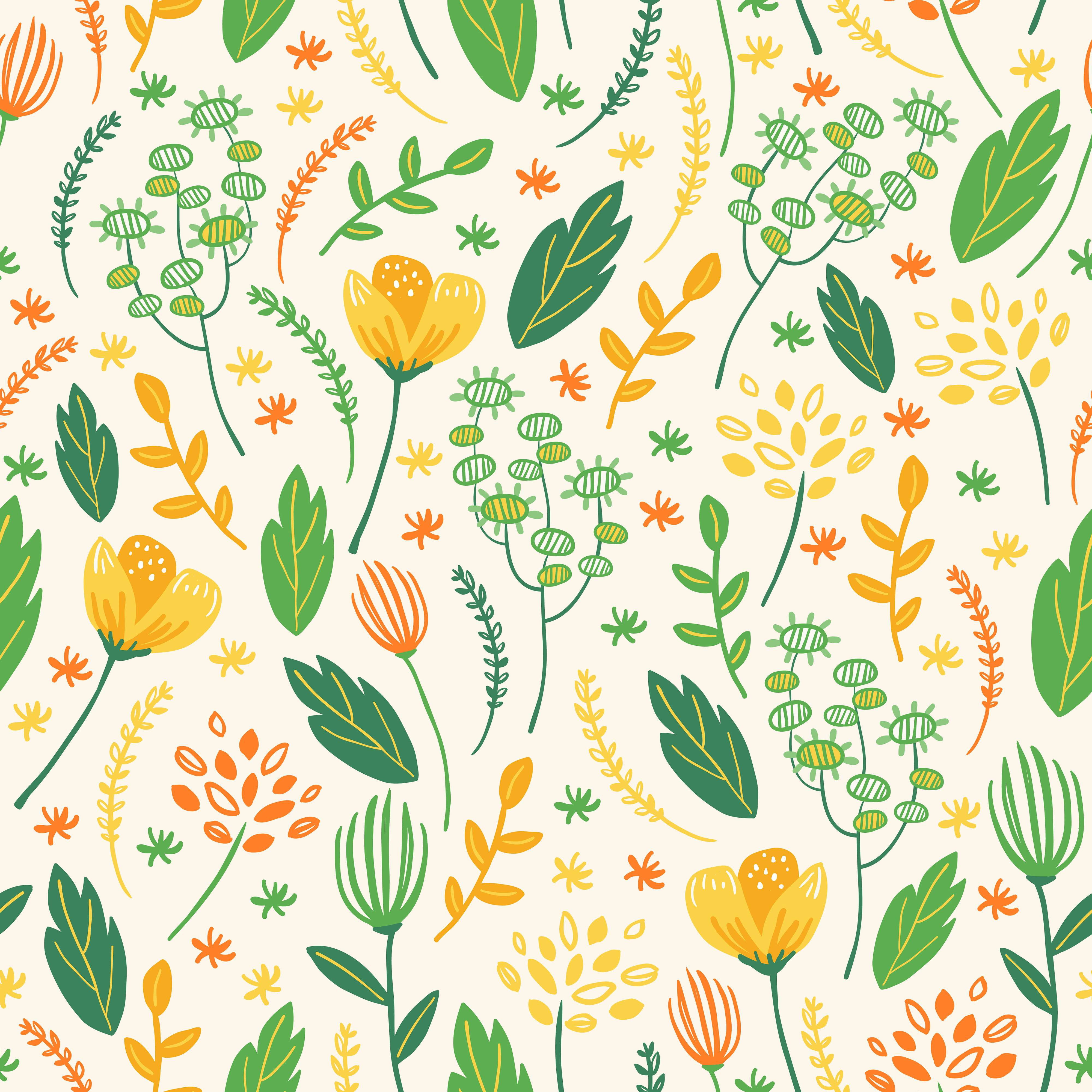 A-b-cil Vintage Yellow Floral Static Cling Window Film, No Glue ...