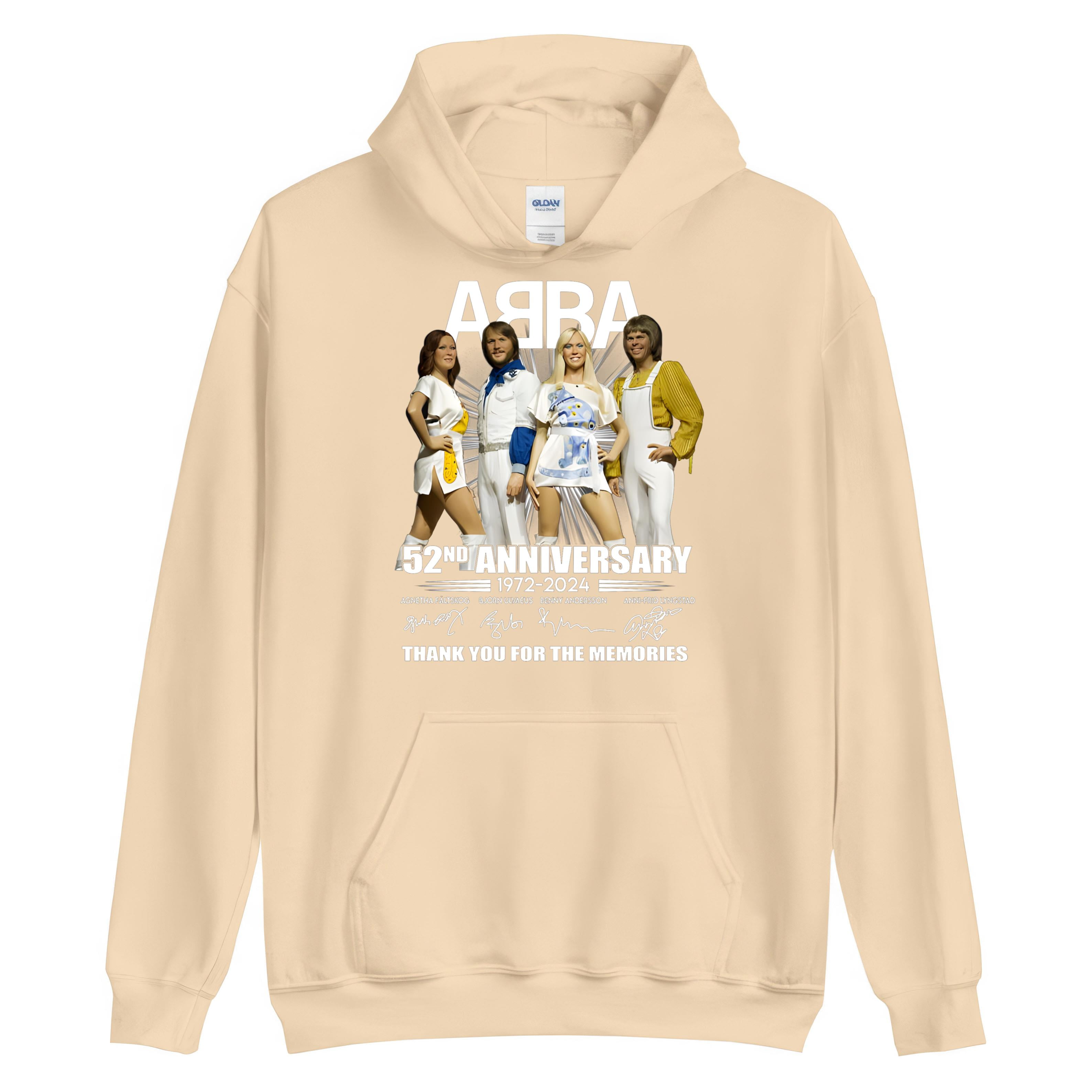 A.bba 52nd Anniversary 1972-2024 Thank You COMFORT COLOR T-SHIRT, for men & women, up to size ...