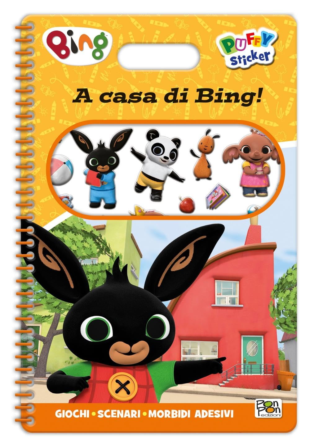 A casa di Bing! Bing. Puffy sticker. Ediz. a colori. Ediz. a spirale ...