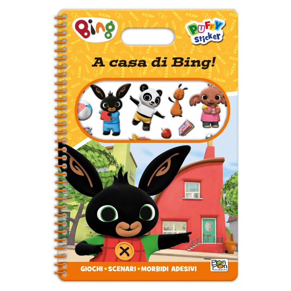 A casa di Bing! Bing. Puffy sticker. Ediz. a colori. Ediz. a spirale ...