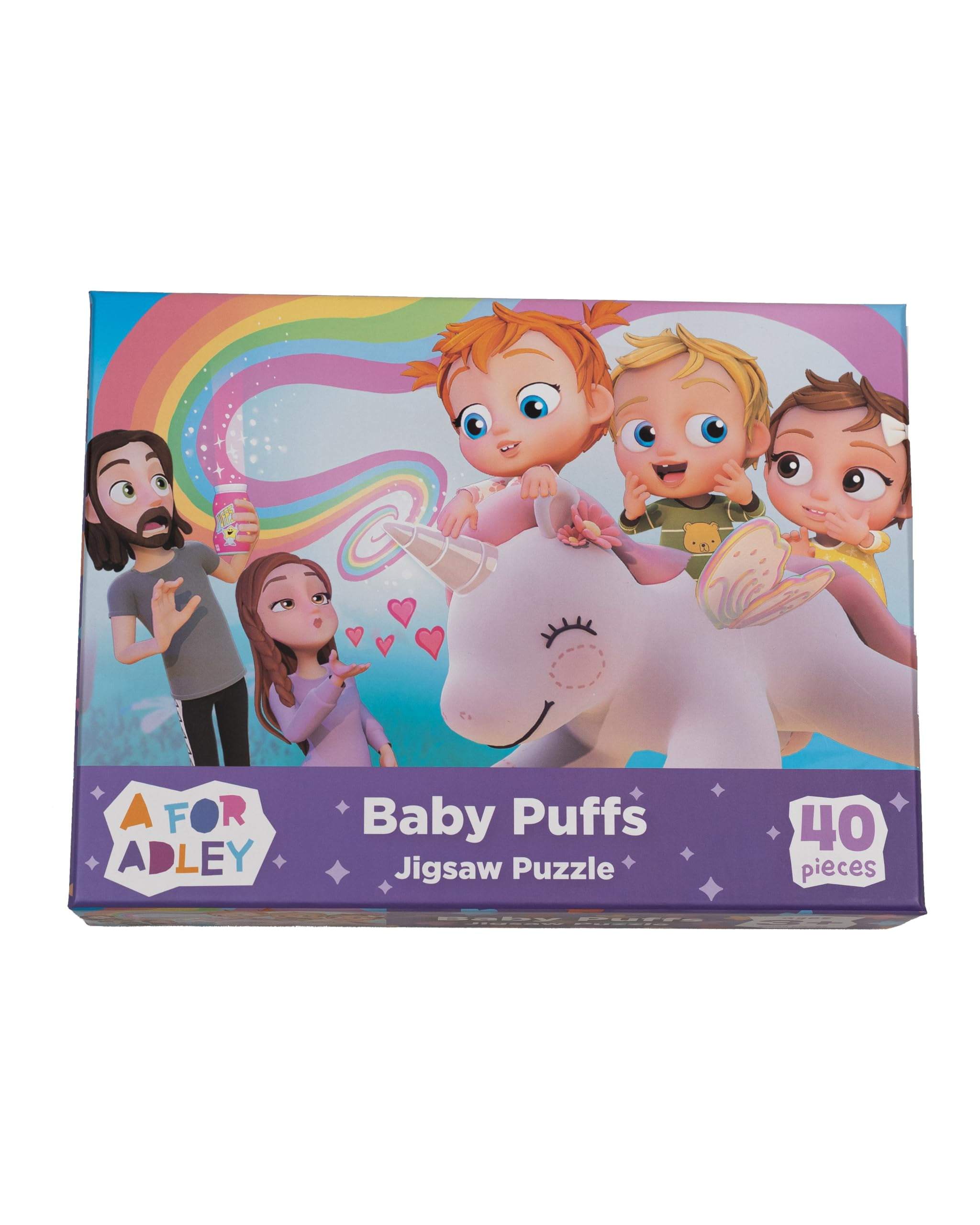 A for Adley's Official Merch Puzzle, Crazy Babies with Baby Puffs ...