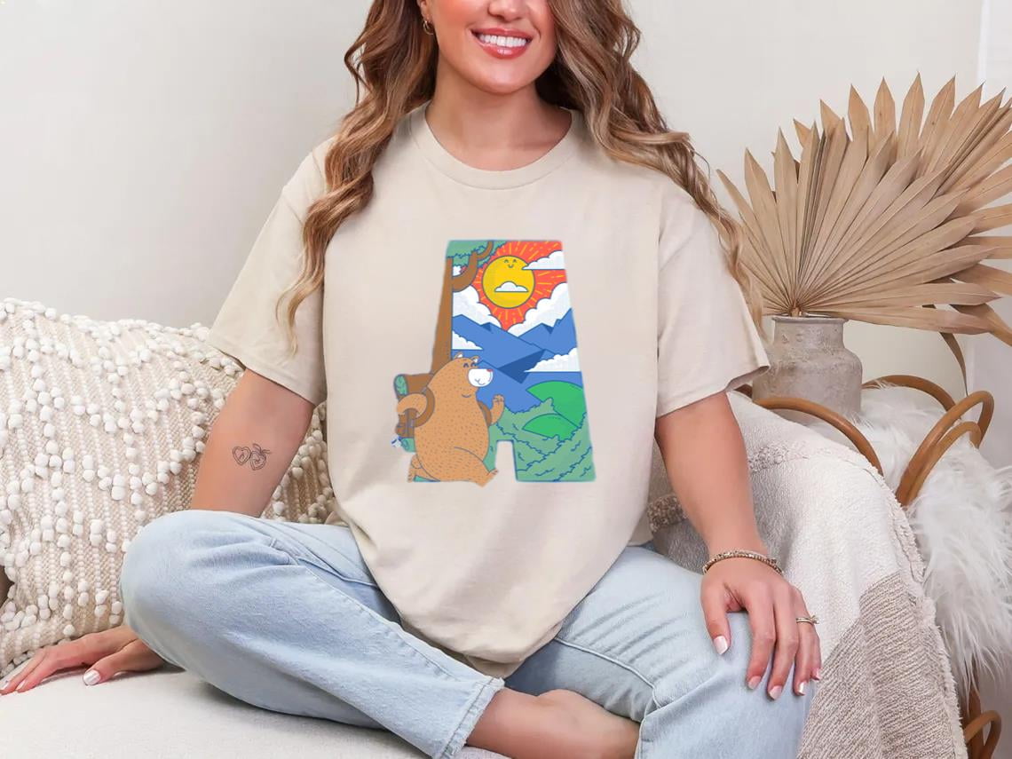 A for Adventure Bold Explorer Spirit T-Shirt, for men & women, up to size 5XL. - Walmart.com