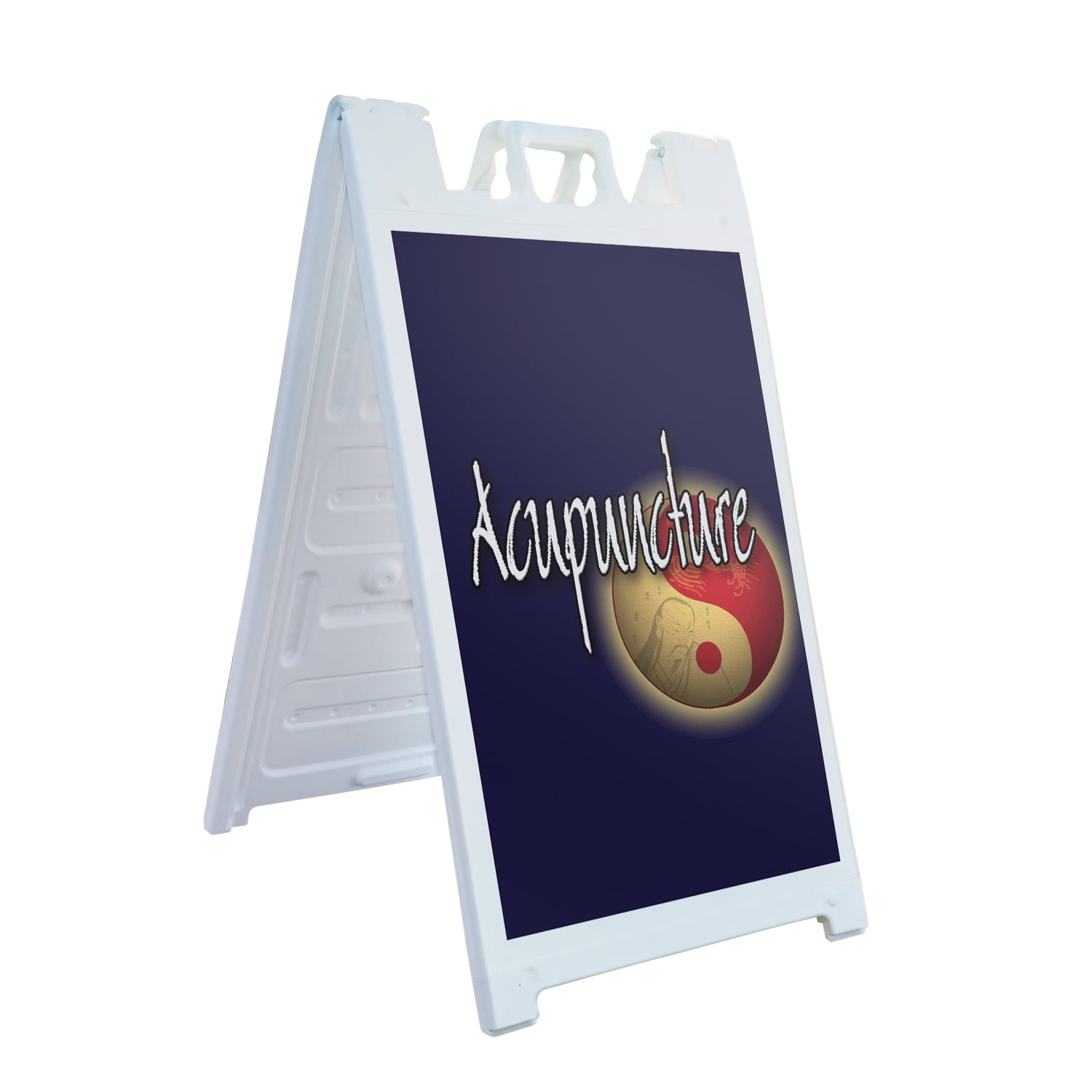 A-frame Sidewalk Acupuncture 24" x 36" Double Sided A-Frame Sidewalk ...