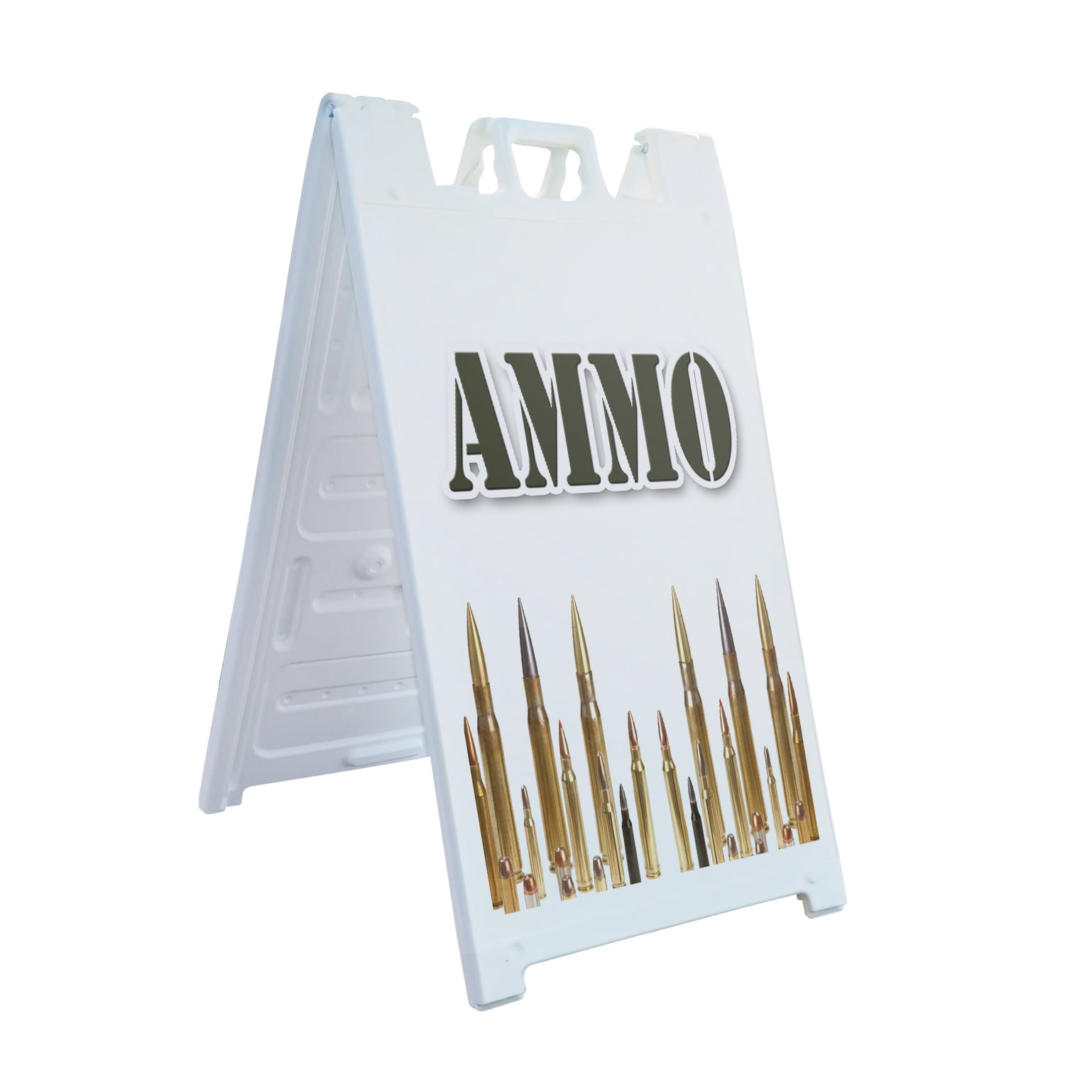 A-frame Sidewalk Ammo 24" x 36" Double Sided A-Frame Sidewalk Sign ...
