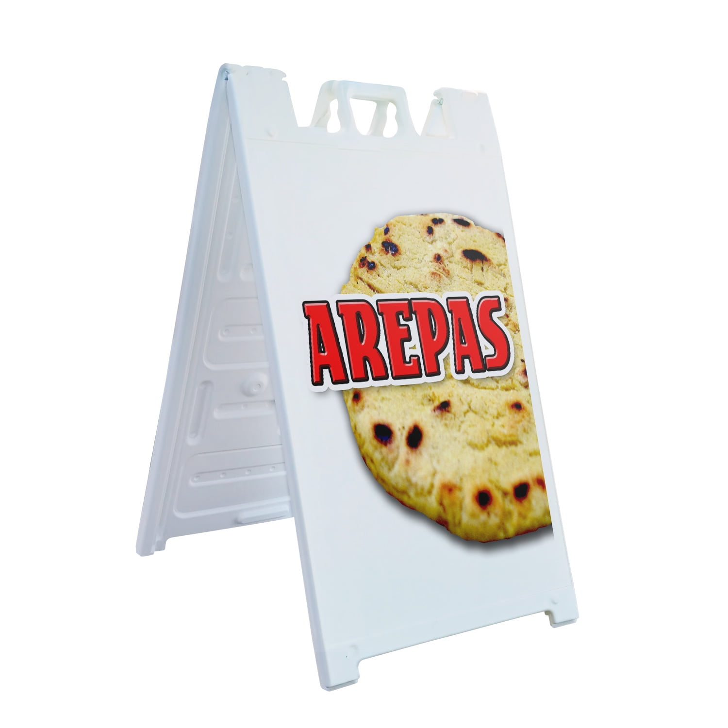 A-frame Sidewalk Arepas 24" x 36" Double Sided A-Frame Sidewalk Sign ...