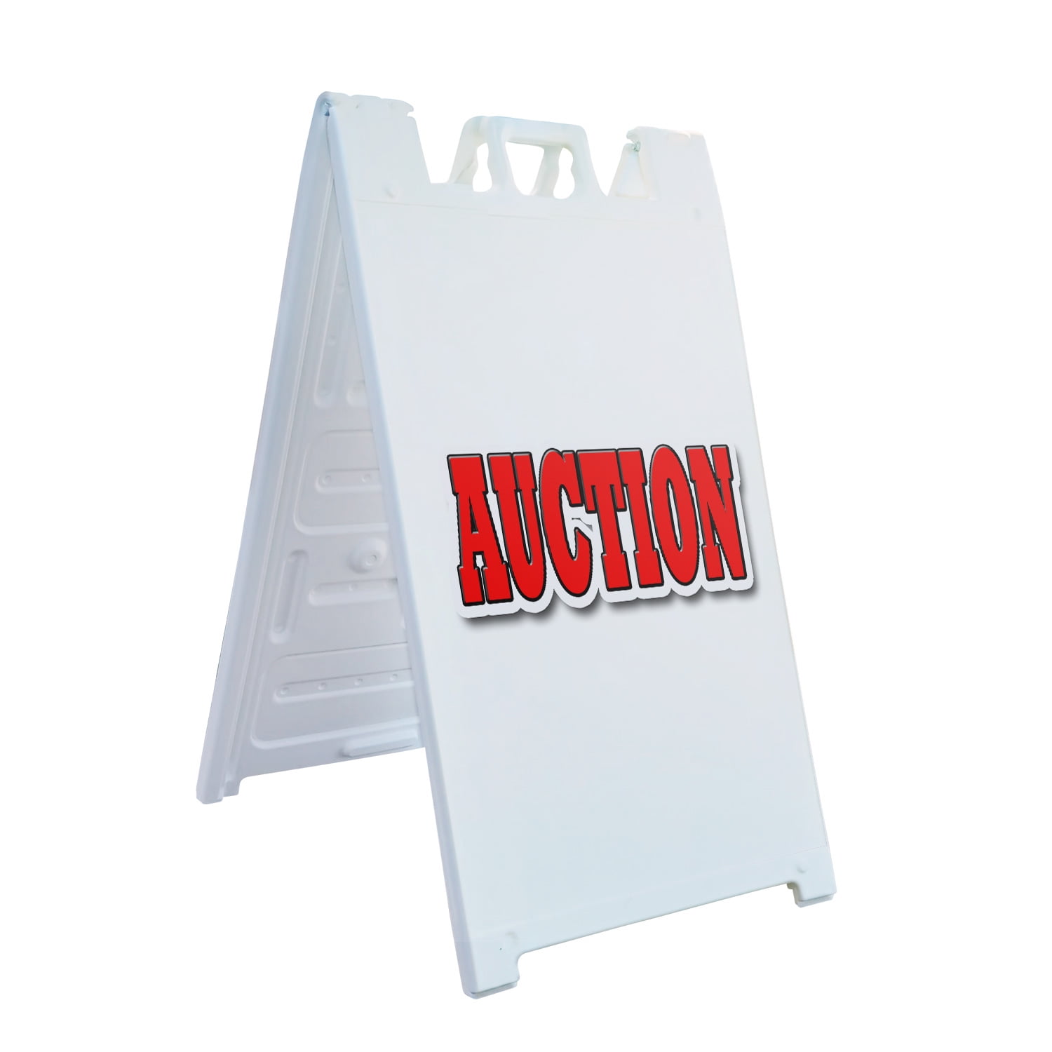 A-frame Sidewalk Auction 24" x 36" Double Sided A-Frame Sidewalk Sign ...