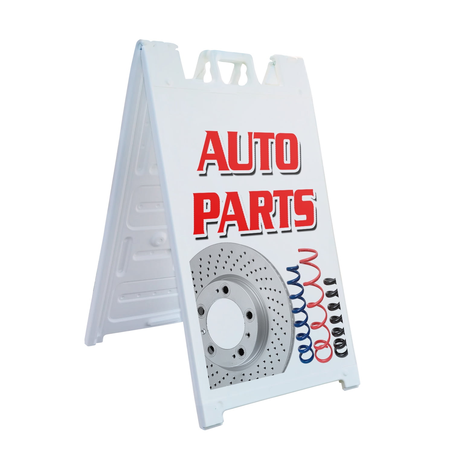 A-frame Sidewalk Auto Parts 24" x 36" Double Sided A-Frame Sidewalk ...