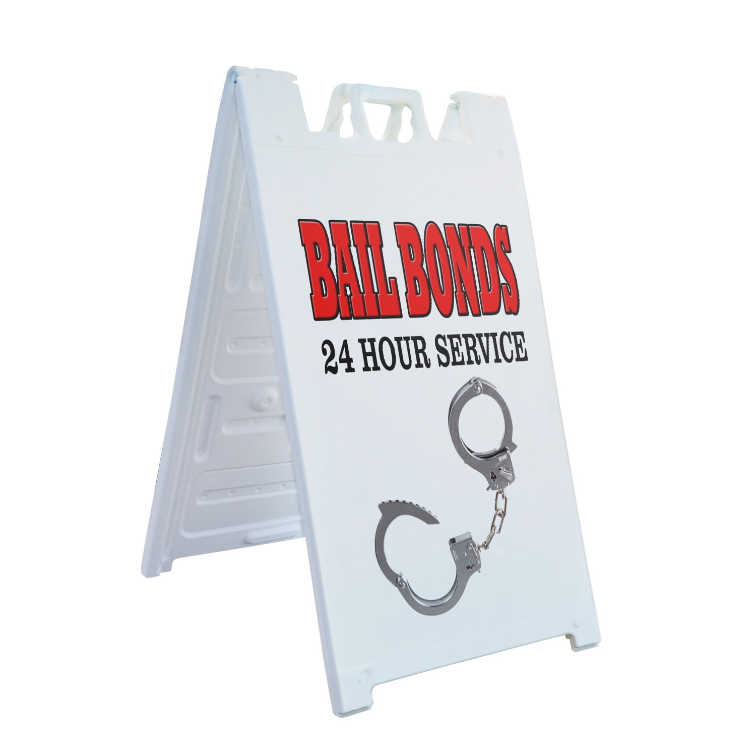 A-frame Sidewalk Bail Bonds 24" x 36" Double Sided A-Frame Sidewalk ...