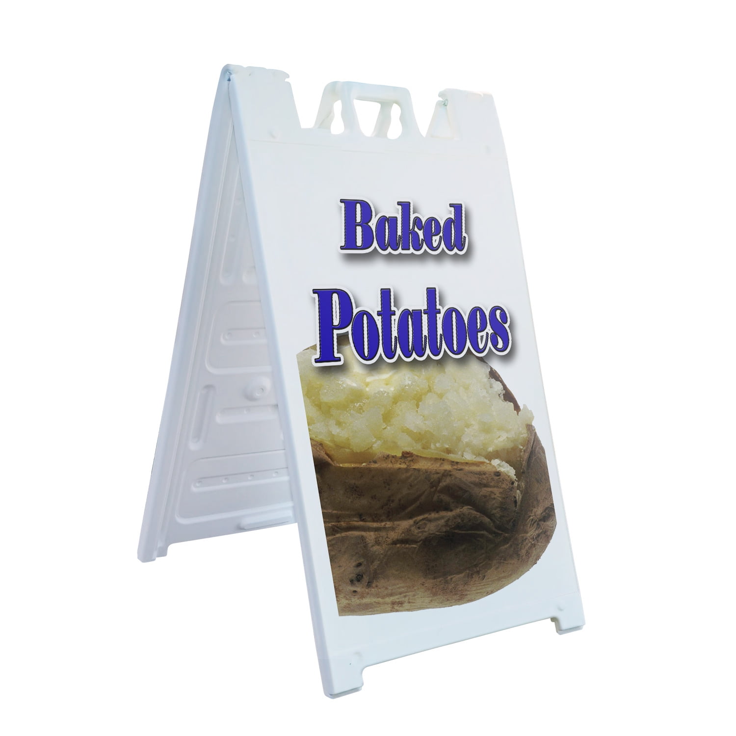 A-frame Sidewalk Baked Potato 24" x 36" Double Sided A-Frame Sidewalk ...