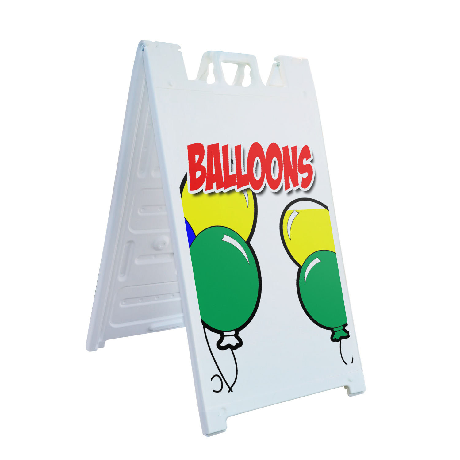 A-frame Sidewalk Balloons 24" x 36" Double Sided A-Frame Sidewalk Sign ...