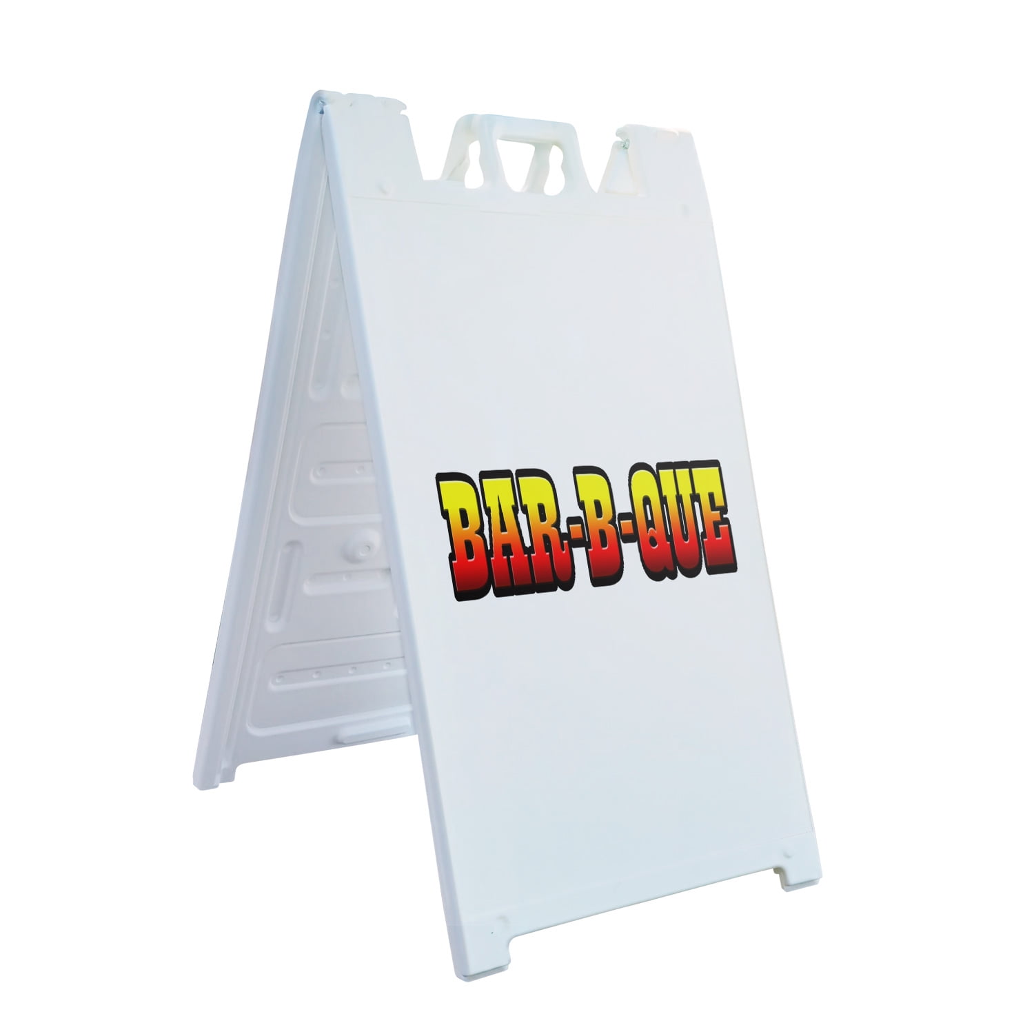 A-frame Sidewalk Bar-b-que 24" x 36" Double Sided A-Frame Sidewalk Sign ...