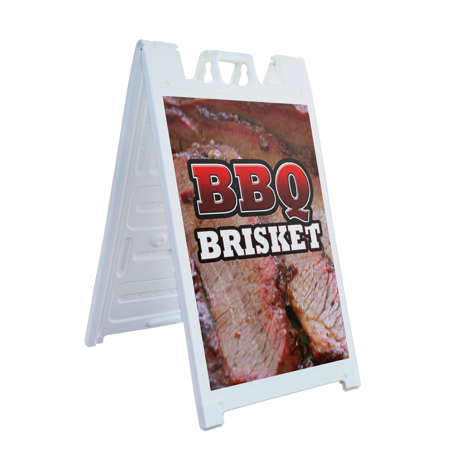 A-frame Sidewalk Bbq Brisket 24" x 36" Double Sided A-Frame Sidewalk ...