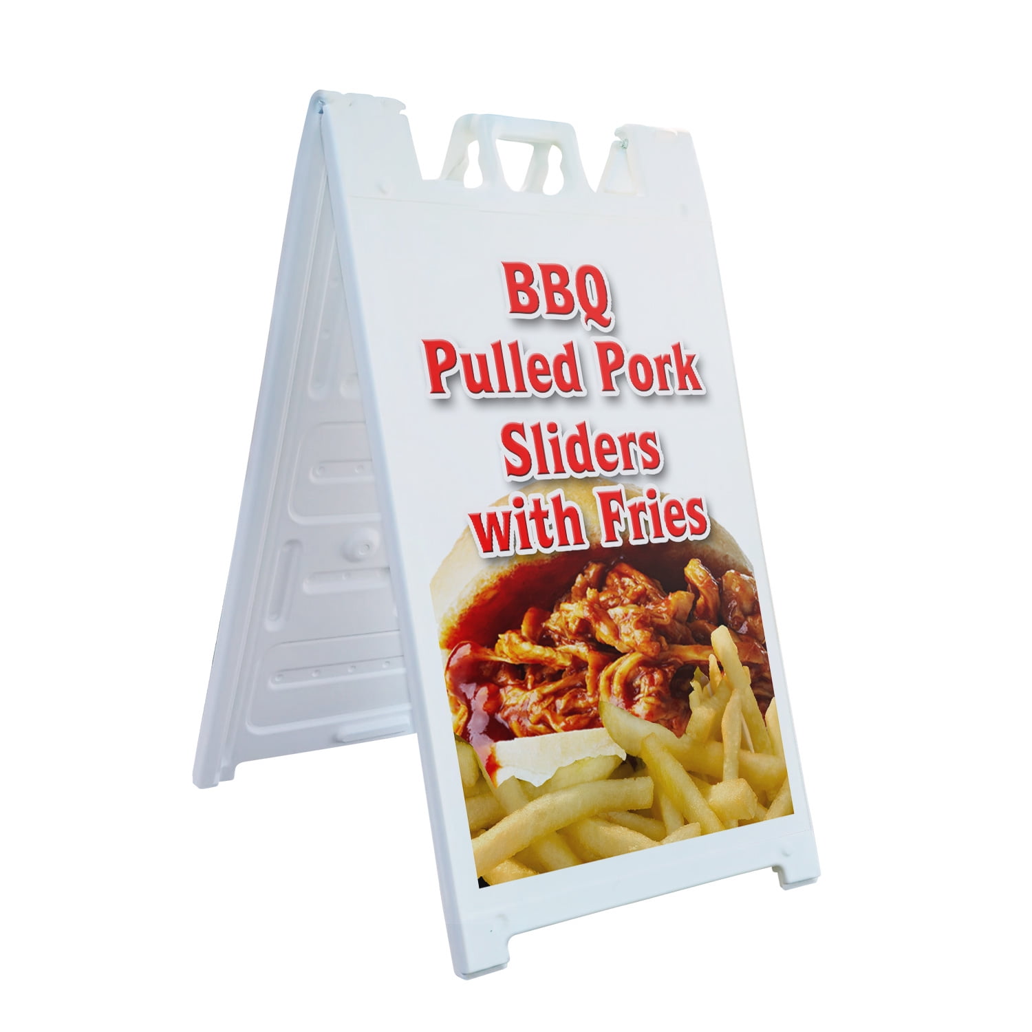 A-frame Sidewalk Bbq Pork Sliders 24" x 36" Double Sided A-Frame ...