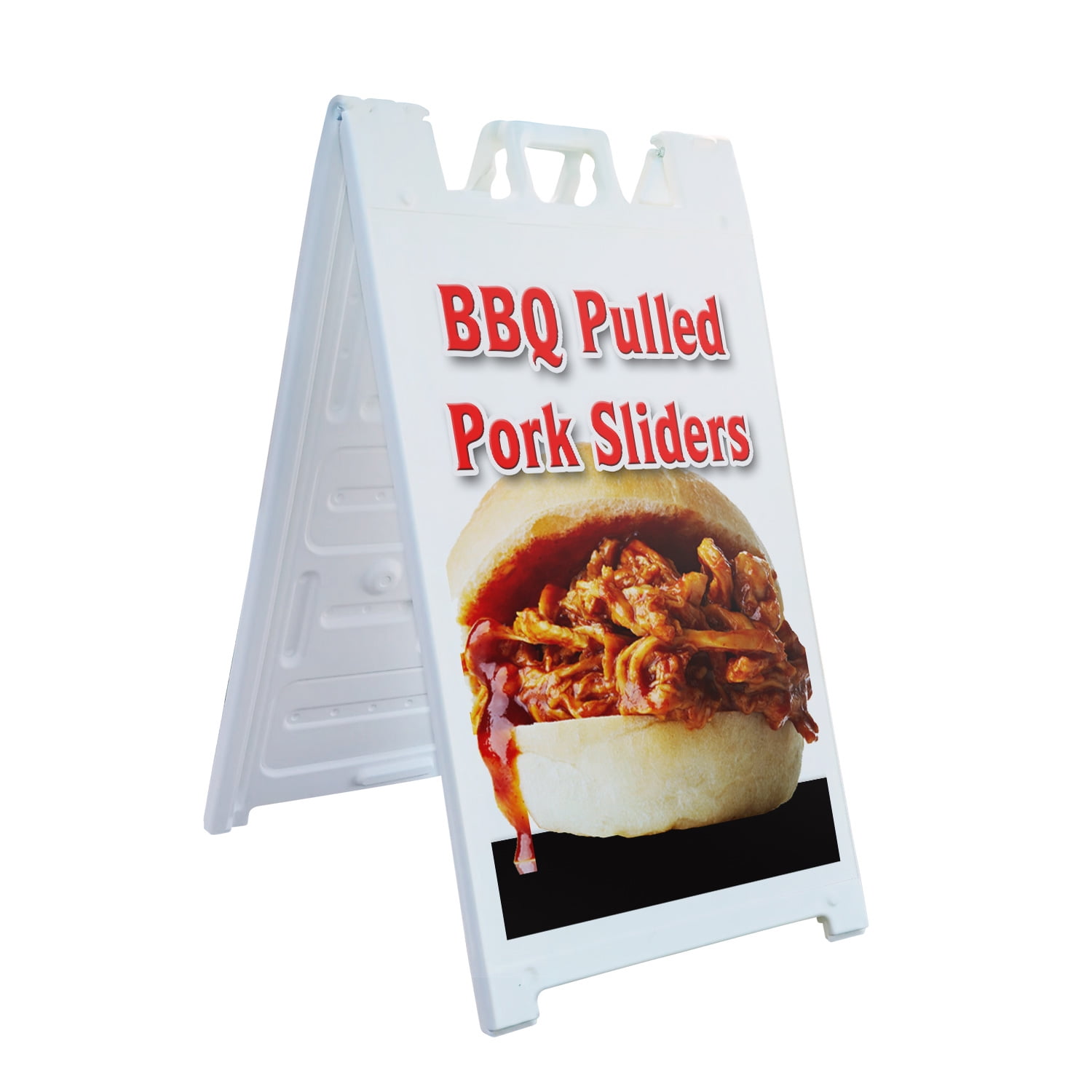 A-frame Sidewalk Bbq Pulled Pork Sliders 24" x 36" Double Sided A-Frame ...