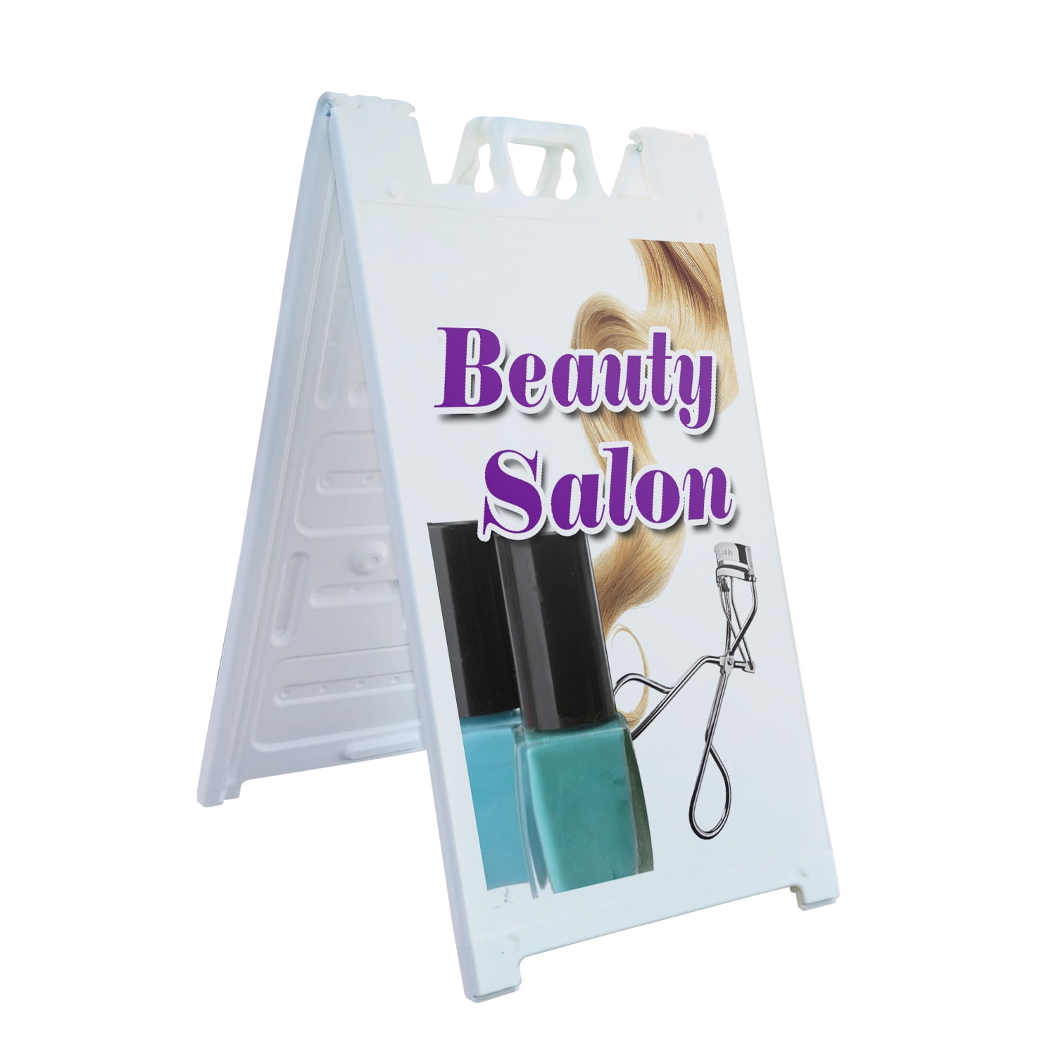 A-frame Sidewalk Beauty Salon 24" x 36" Double Sided A-Frame Sidewalk ...