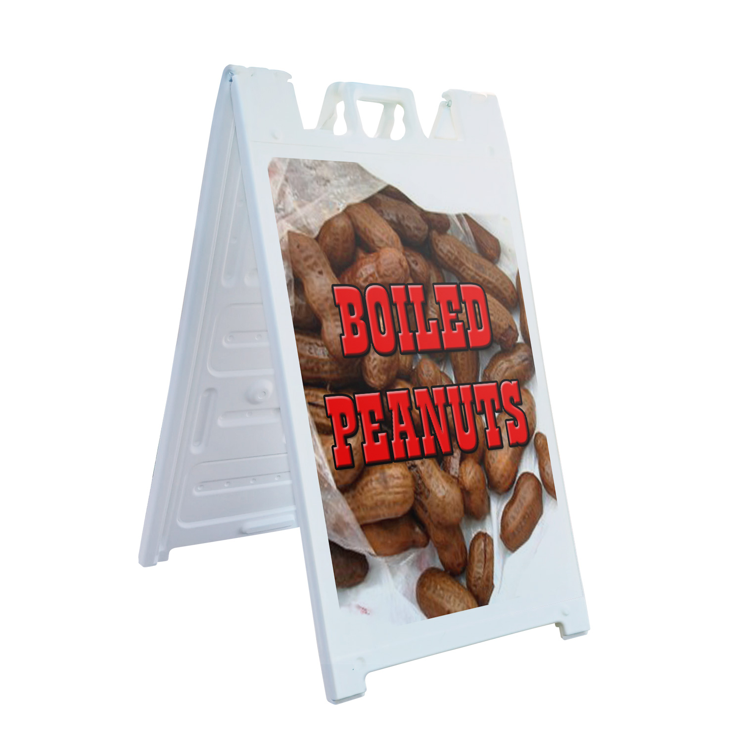 A-frame Sidewalk Boiled Peanuts 24" x 36" Double Sided A-Frame Sidewalk ...