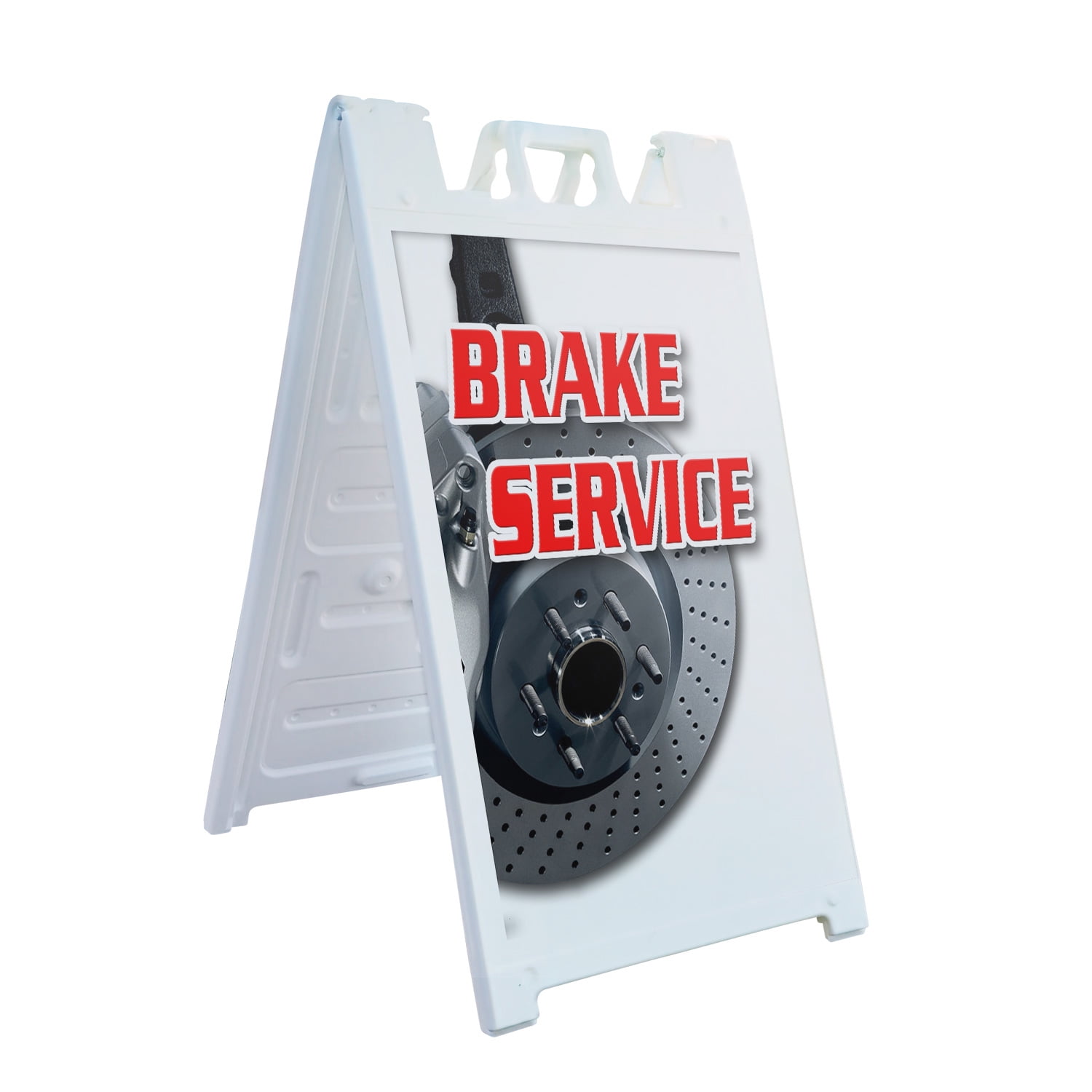 A-frame Sidewalk Brake Service 24" x 36" Double Sided A-Frame Sidewalk ...