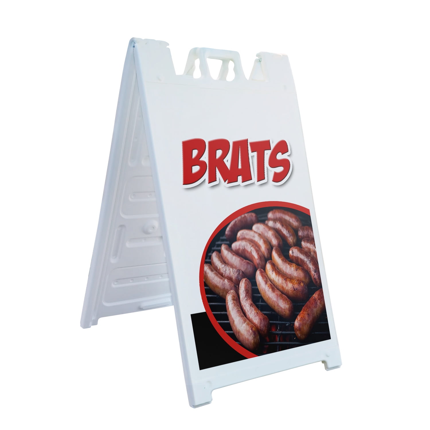 A-frame Sidewalk Brats 24" x 36" Double Sided A-Frame Sidewalk Sign ...