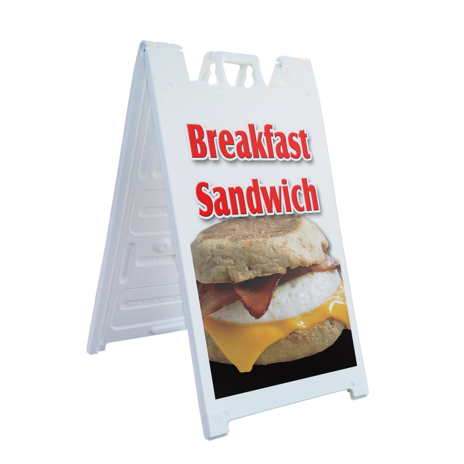 A-frame Sidewalk Breakfast Sandwich 24" x 36" Double Sided A-Frame ...