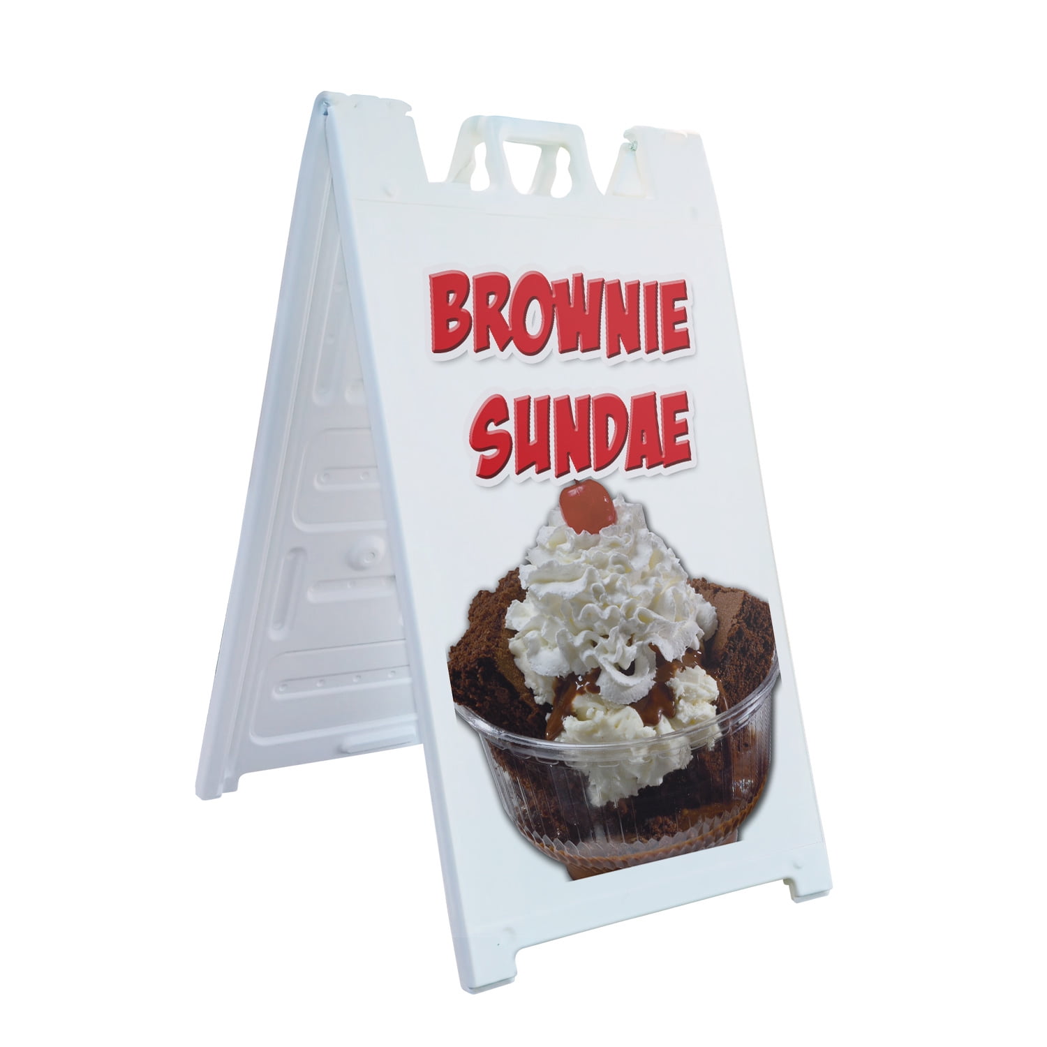 A-frame Sidewalk Brownie Sundae 24" x 36" Double Sided A-Frame Sidewalk ...
