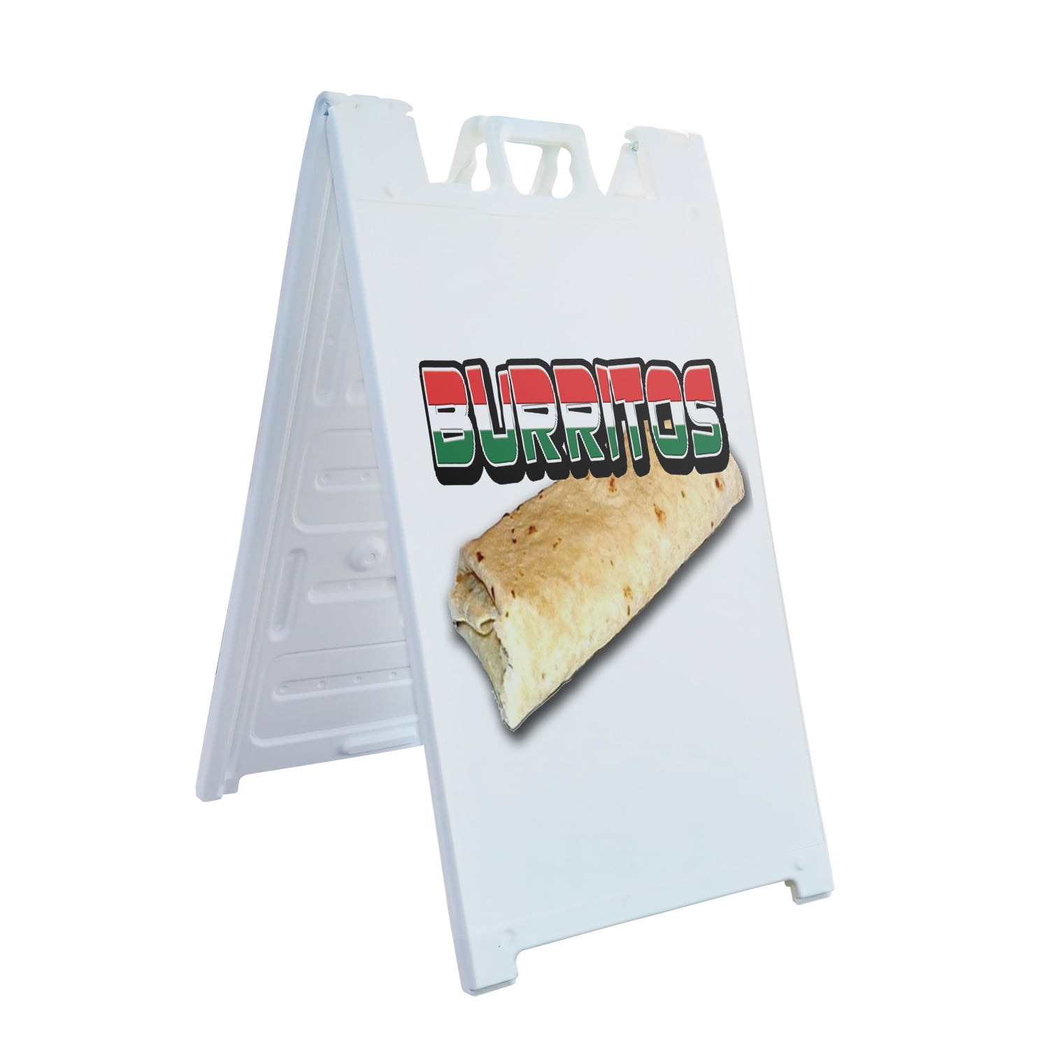 A-frame Sidewalk Burritos 24" x 36" Double Sided A-Frame Sidewalk Sign ...