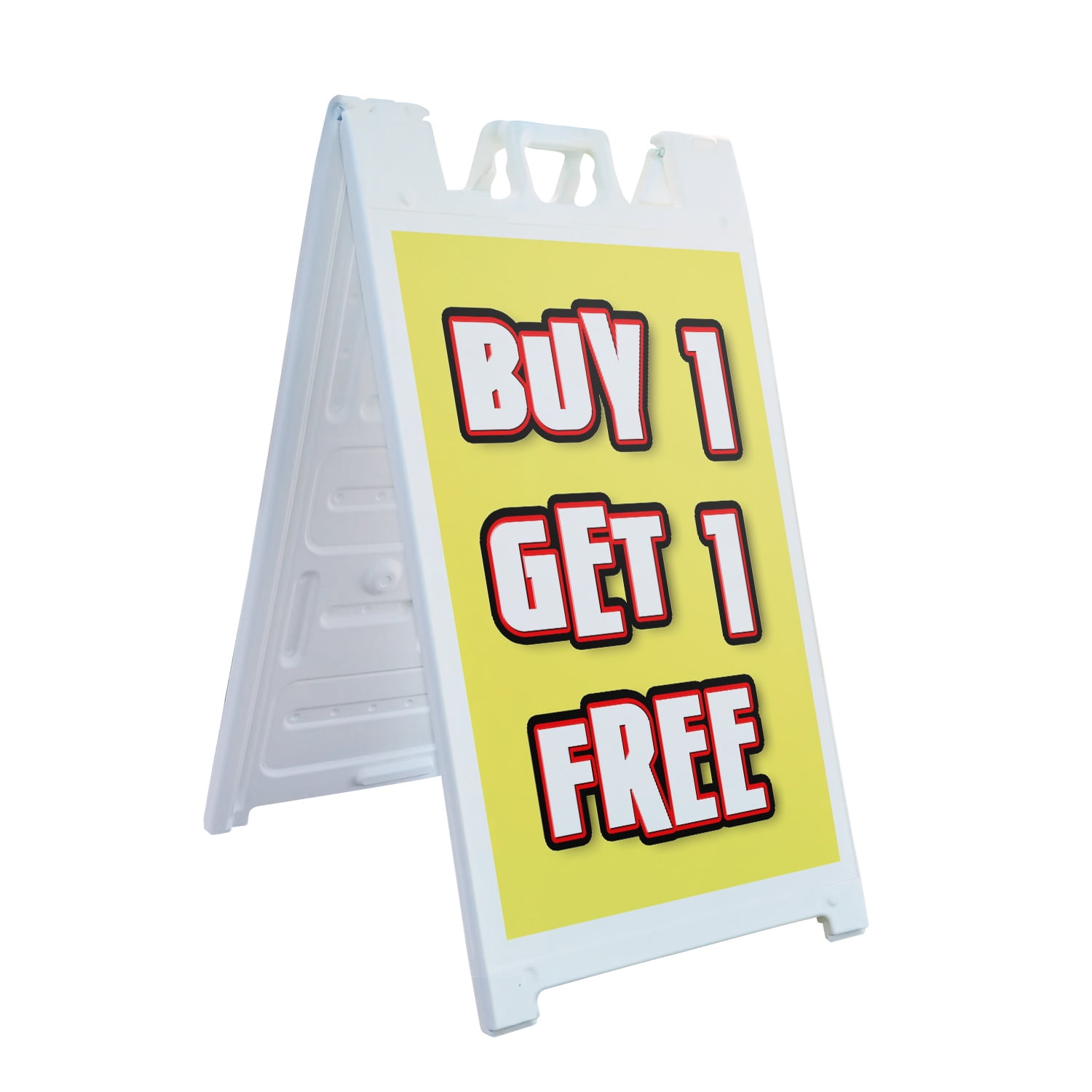 A-frame Sidewalk Buy 1 Get 1 Free 24" x 36" Double Sided A-Frame ...