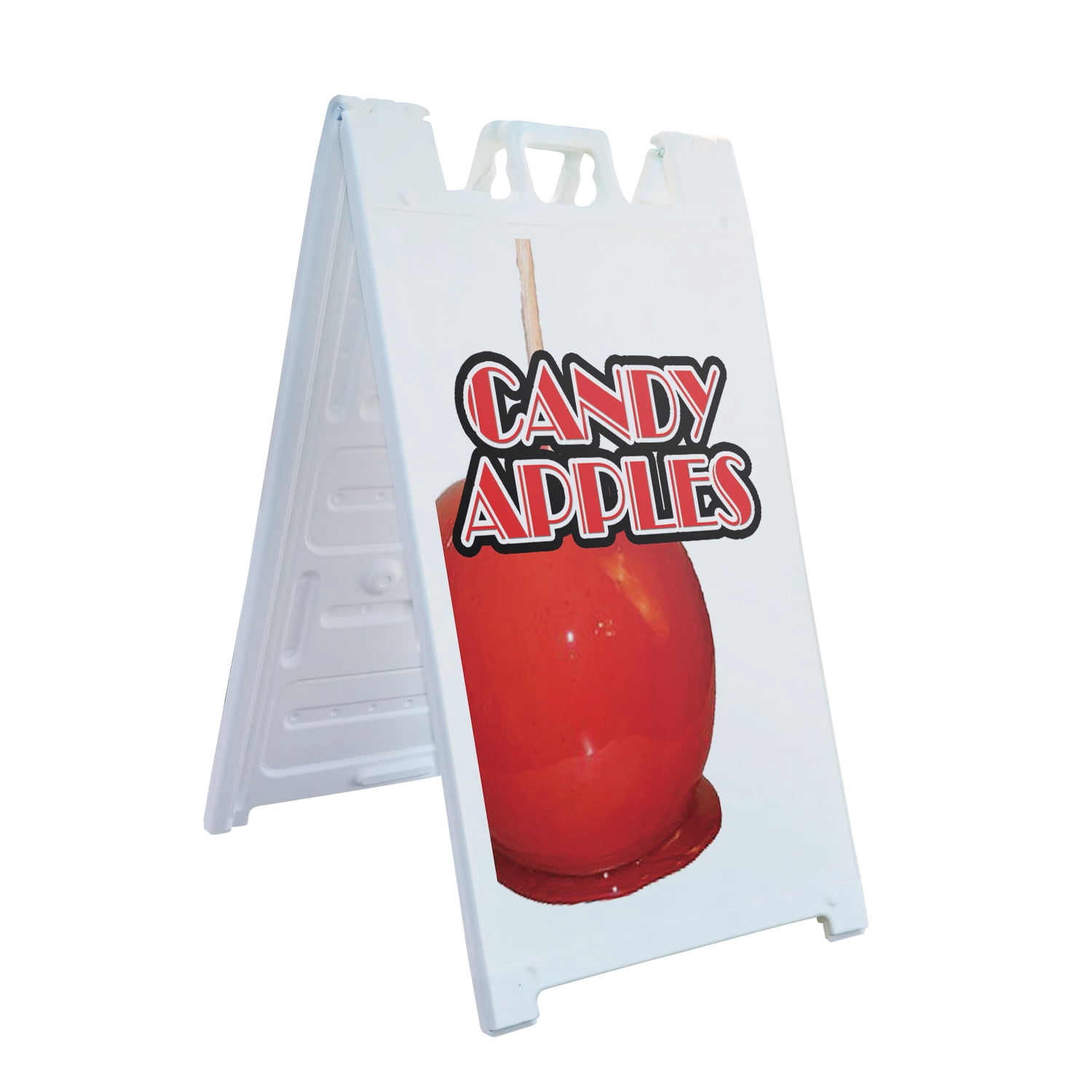 A-frame Sidewalk Candy Apples 24" x 36" Double Sided A-Frame Sidewalk ...