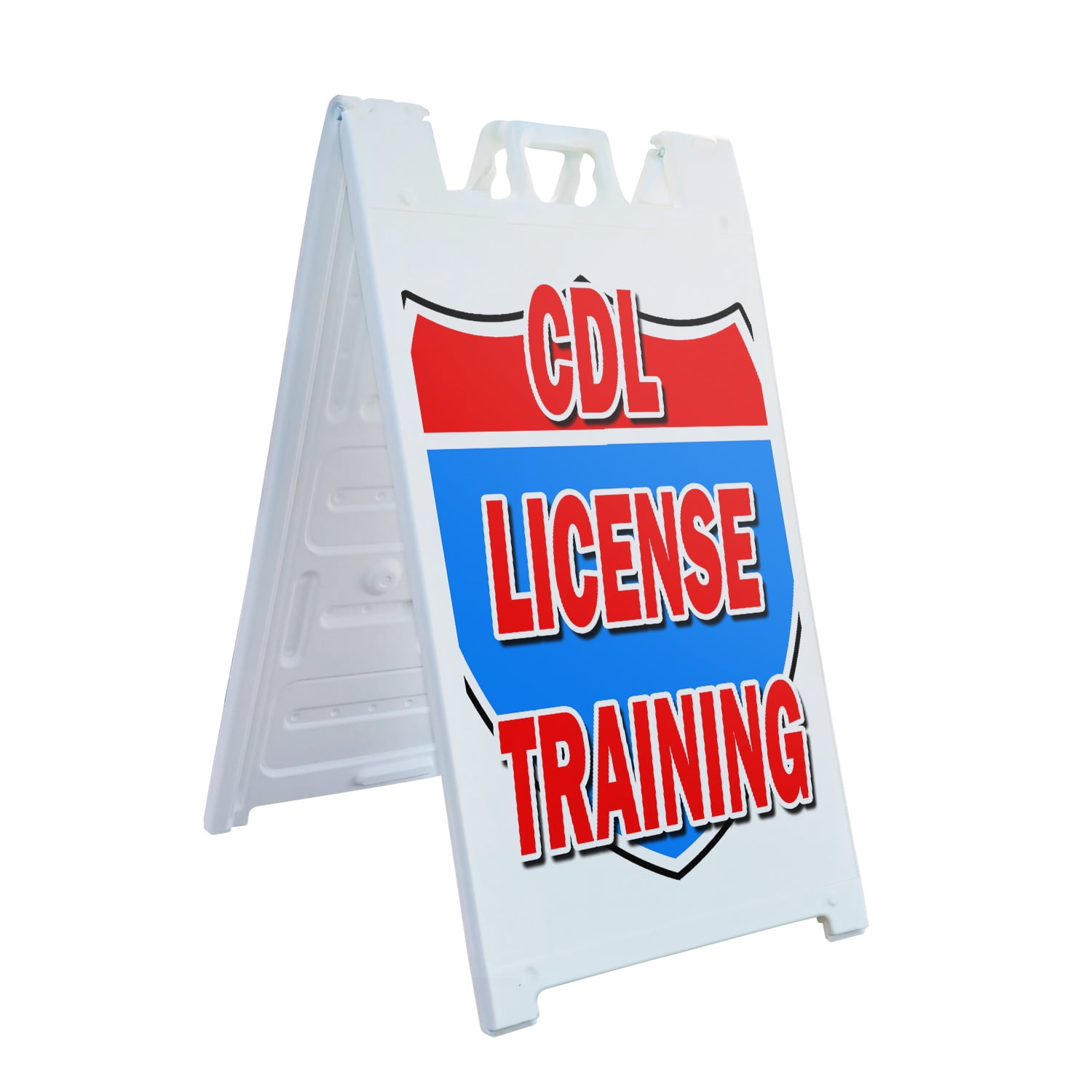 A-frame Sidewalk Cdl License Training 24" x 36" Double Sided A-Frame ...