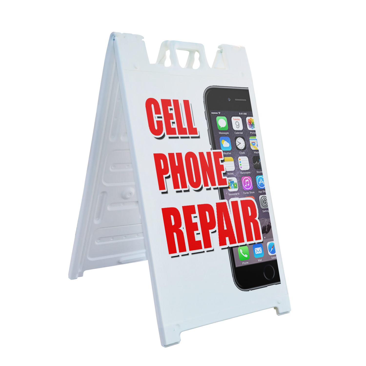 A-frame Sidewalk Cell Phone Repair 24" x 36" Double Sided A-Frame ...