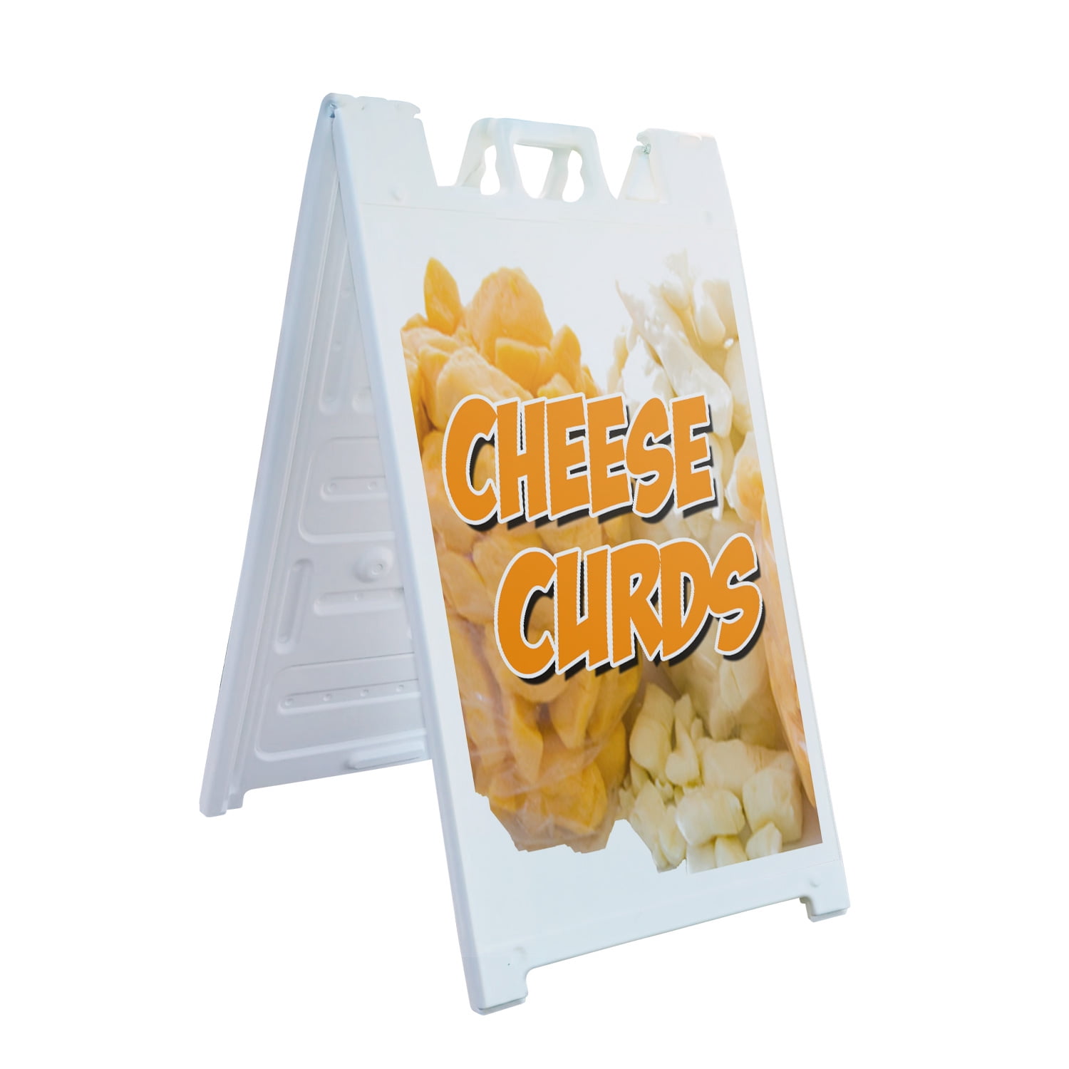A-frame Sidewalk Cheese Curds 24" x 36" Double Sided A-Frame Sidewalk ...