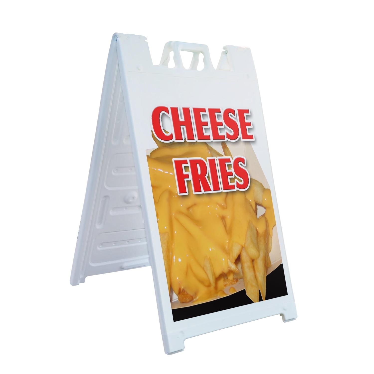 A-frame Sidewalk Cheese Fries 24" x 36" Double Sided A-Frame Sidewalk ...